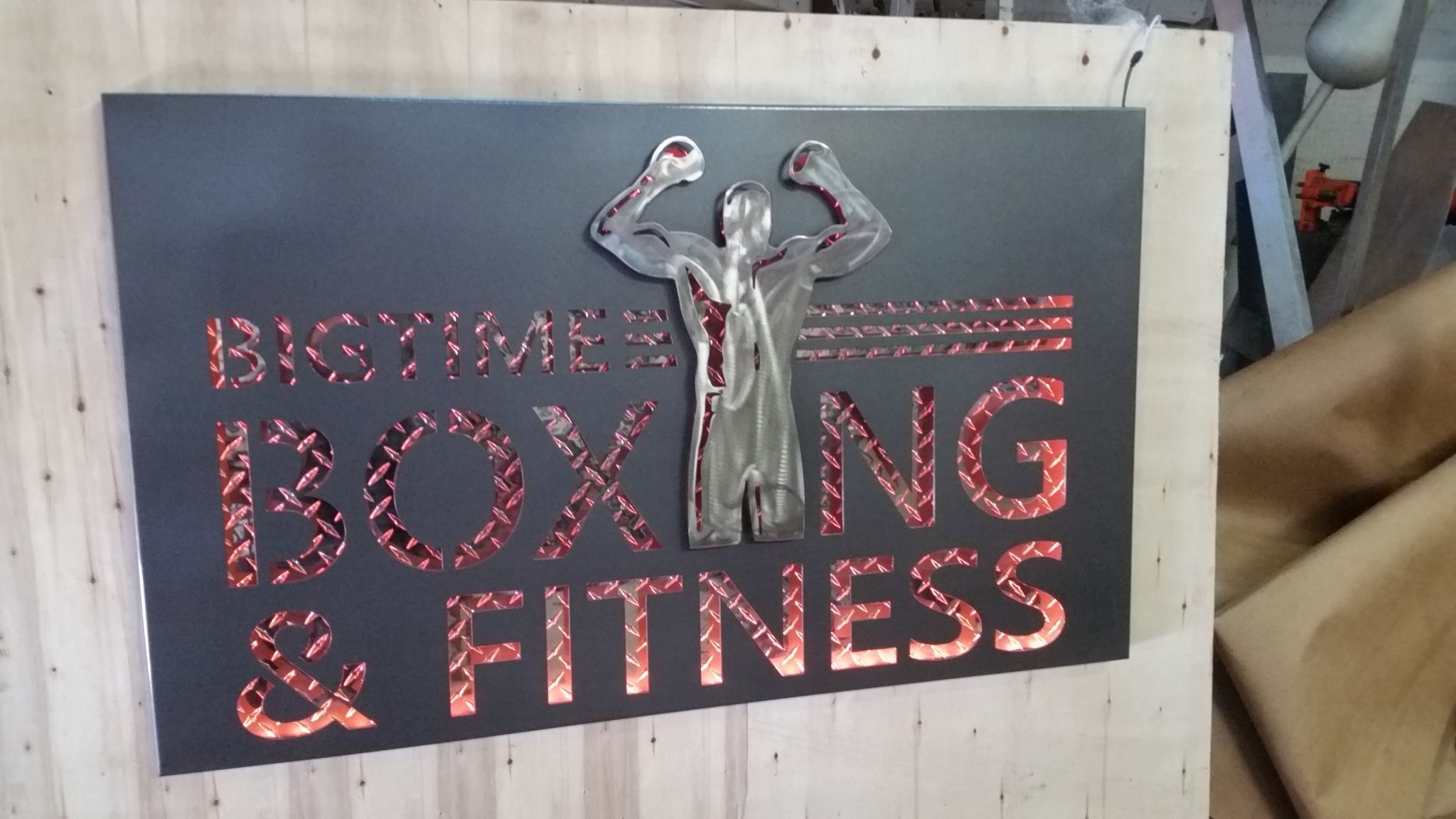 Buy Hand Crafted 3 Dimensional Lighted Metal Signs, made to order from ...