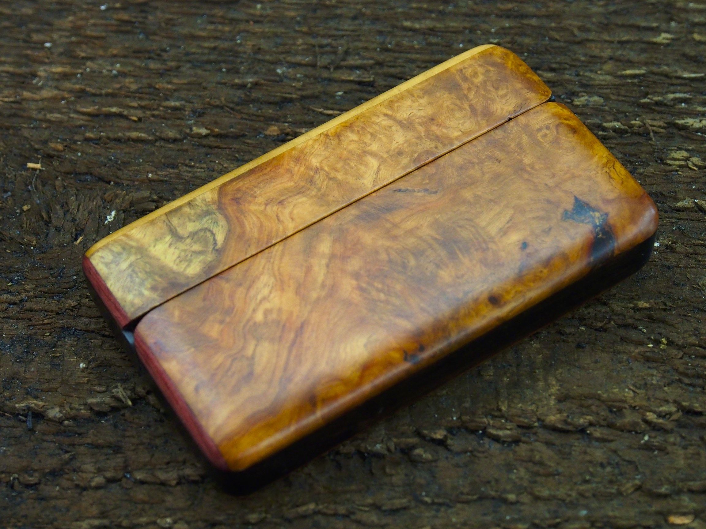 Buy Custom Made Wood Wallet And Business Card Holder, made to order ...