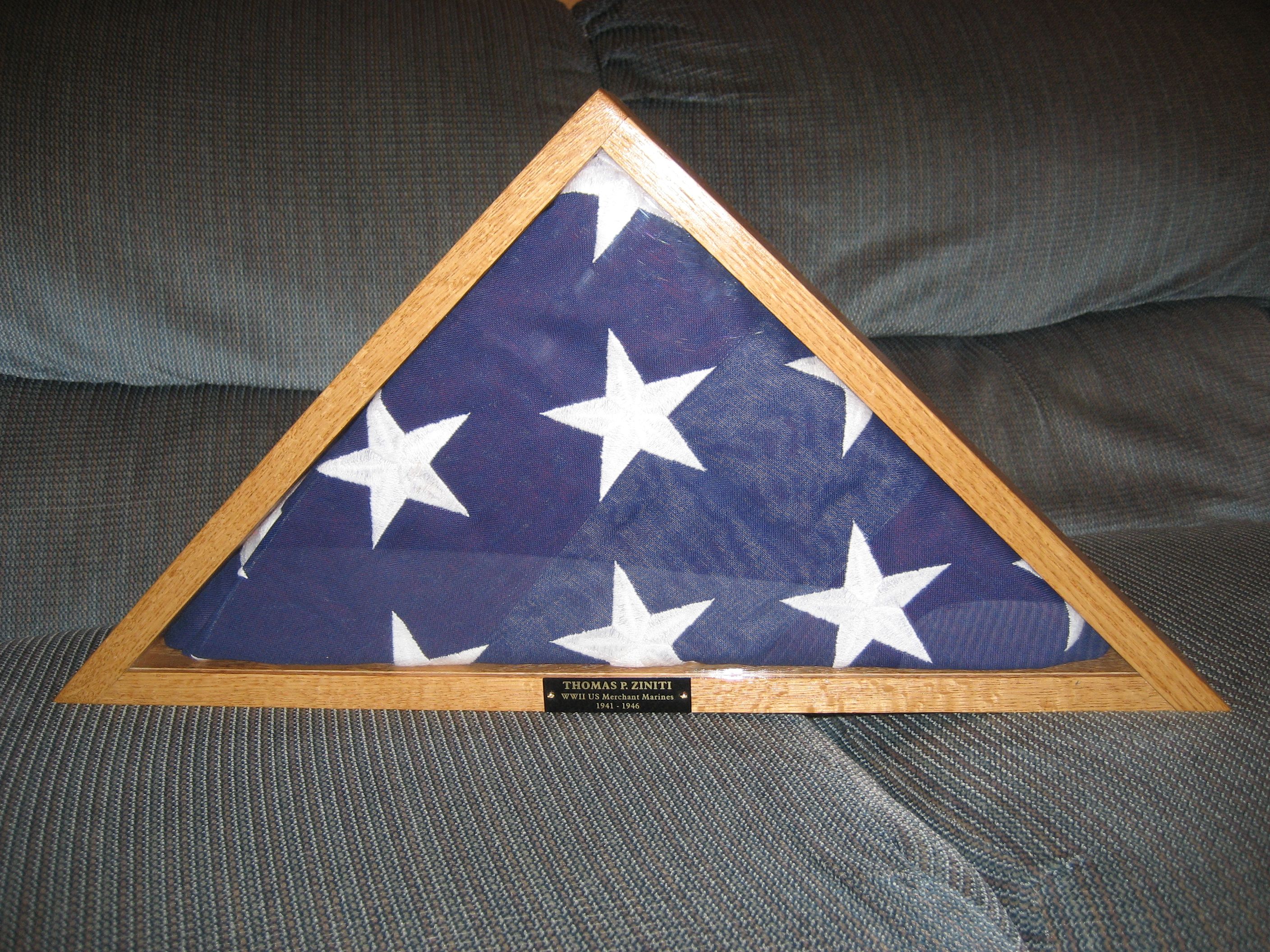 Custom Made Flag Case by JRC Woodworking | CustomMade.com
