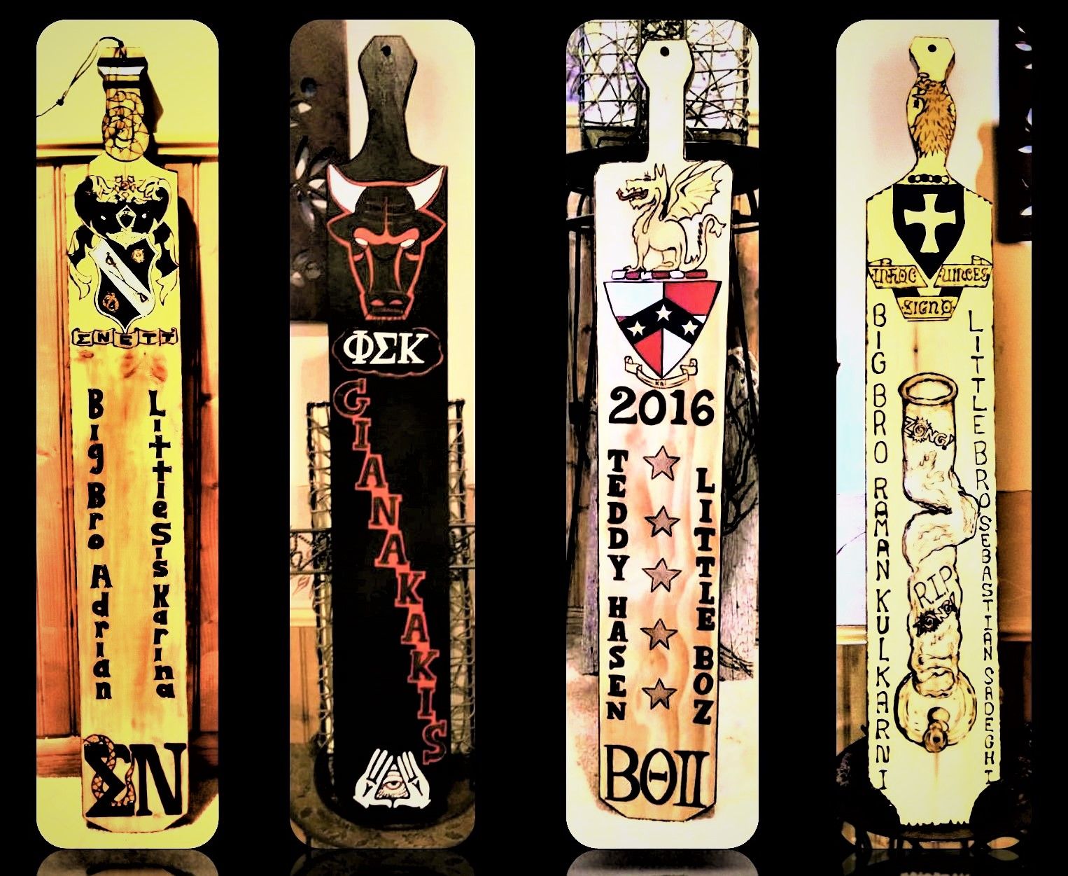 Hand Made Fraternity Paddle, Big Brother Gift,Custom Paddles, Frat ...