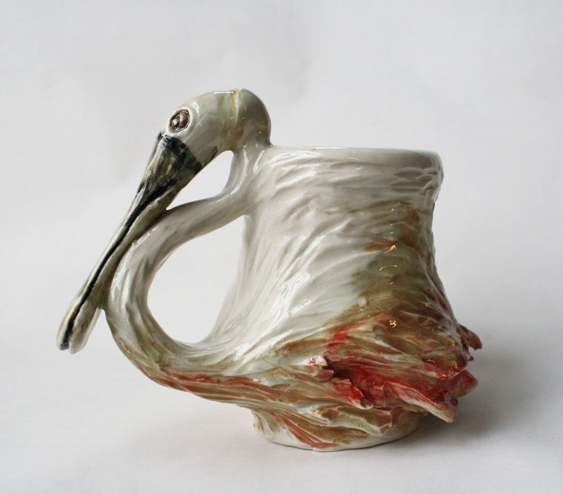 Hand Crafted Animal Shaped Mugs by Sara E. Lynch | CustomMade.com