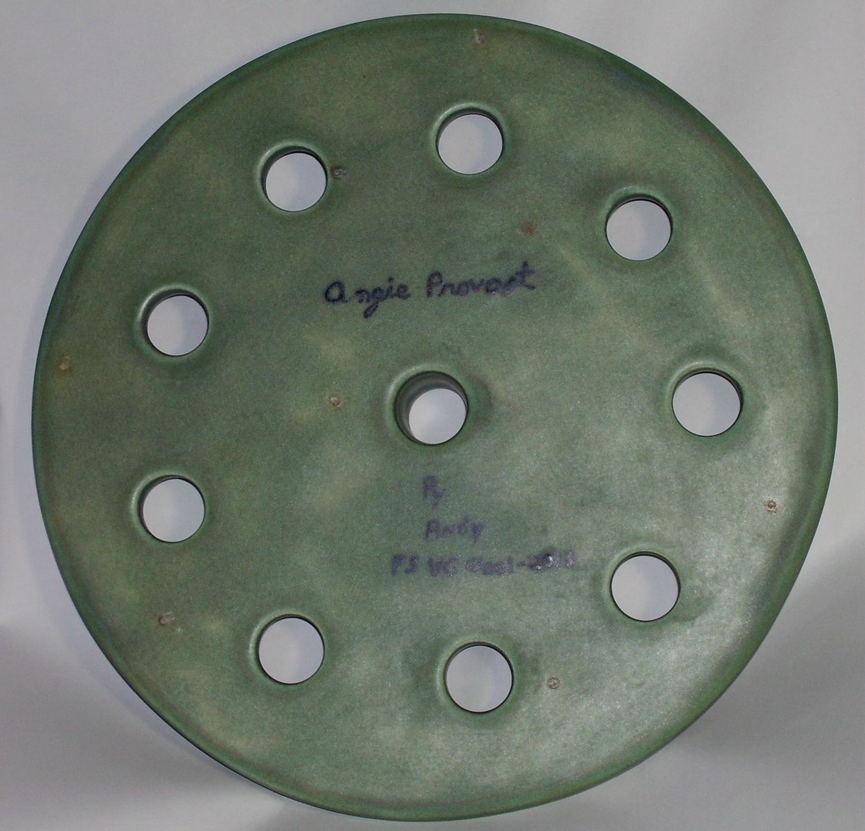 Hand Crafted Pickling Crock Weighted Stone by Pat Young Ceramic Arts ...