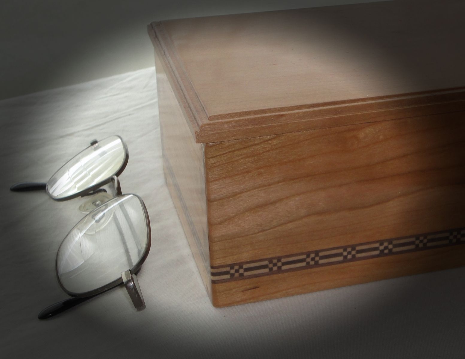Hand Made Cherry Keepsake Box by July's Woodworks Llc | CustomMade.com