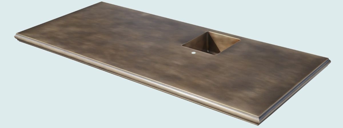 Custom Bronze Countertops Metal Countertops Countertops