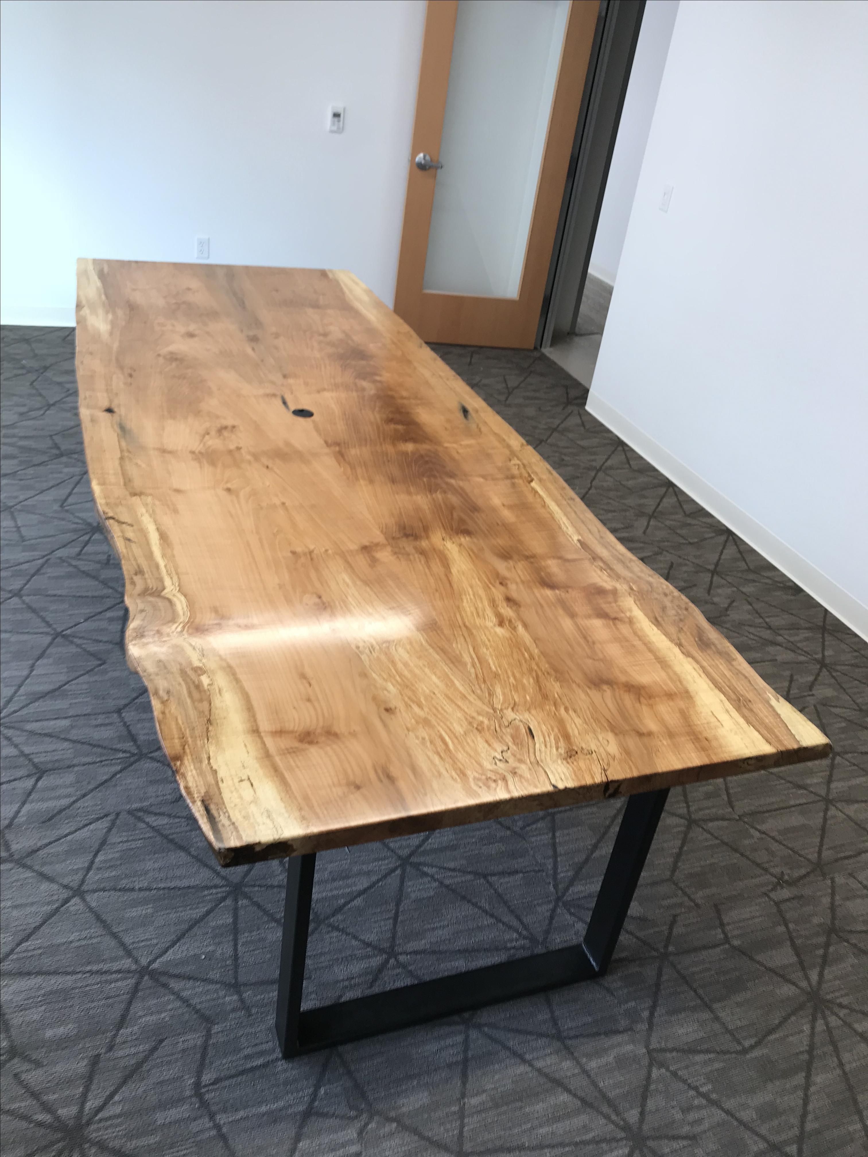 Custom Live Edge Maple Conference Table by WITNESS TREE STUDIOS ...