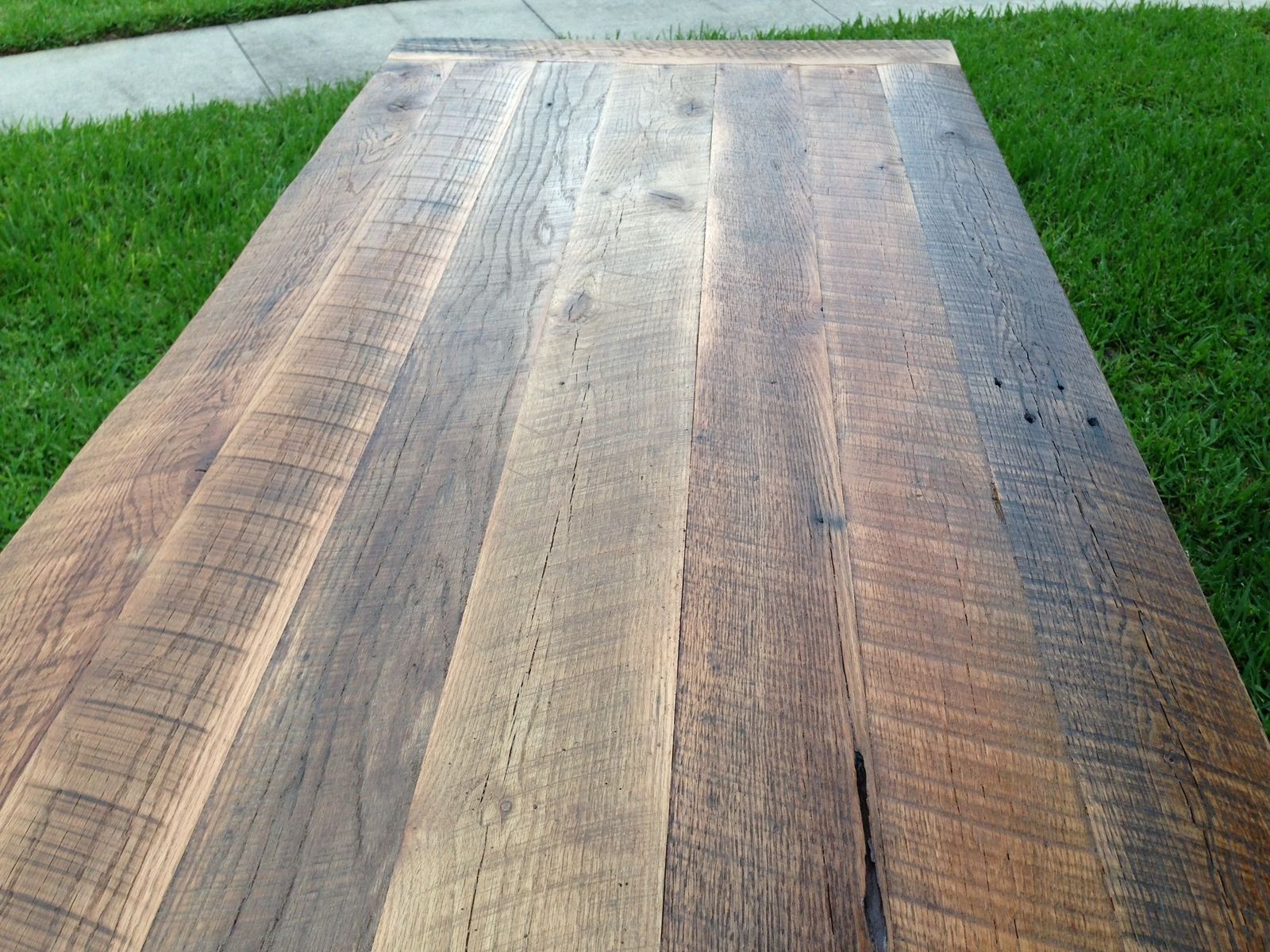 Custom Reclaimed Oak Dining Table by Fama Creations, LLC | CustomMade.com