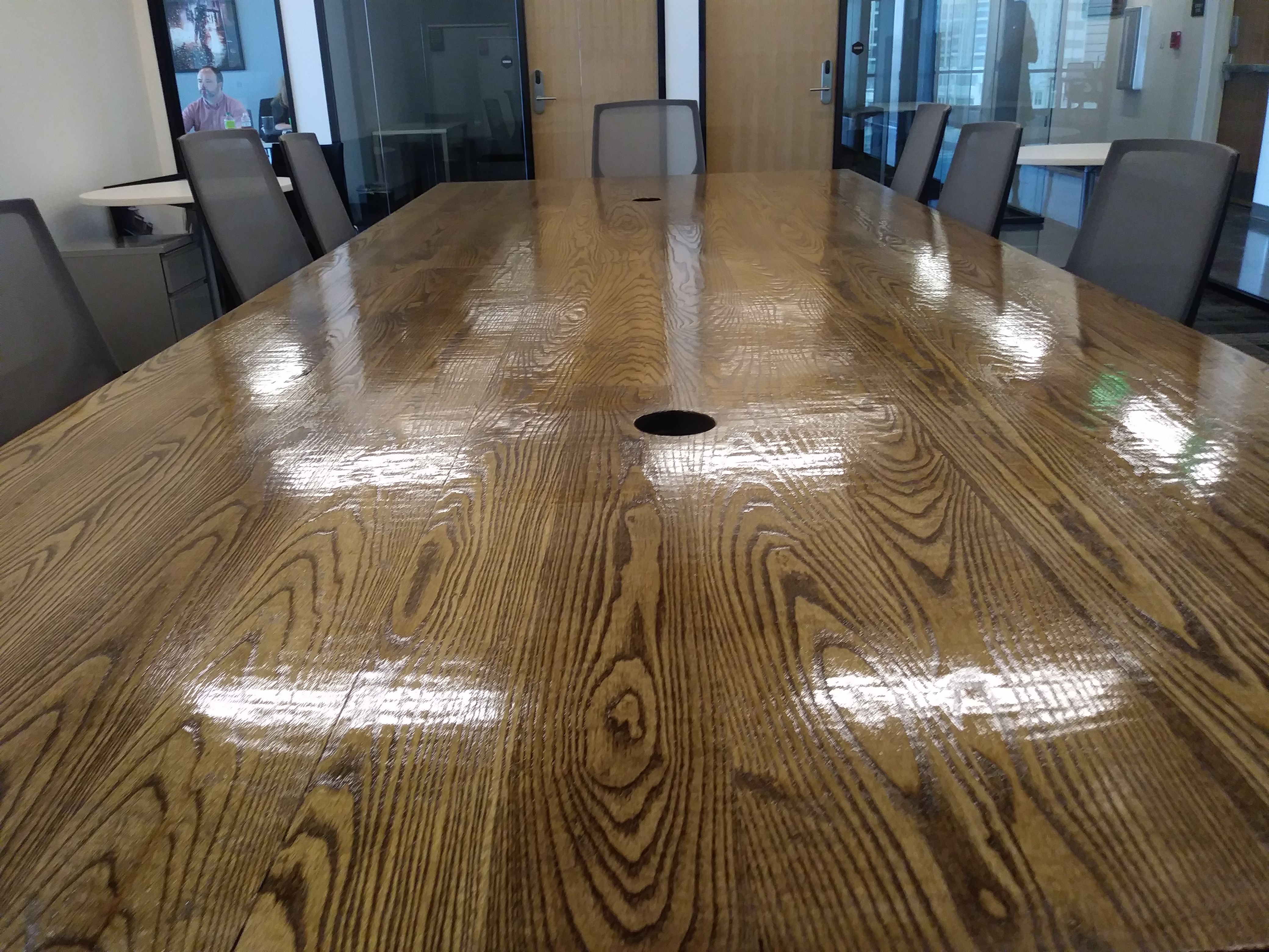 Custom Made Industrial Conference Table by Iron Roots | CustomMade.com