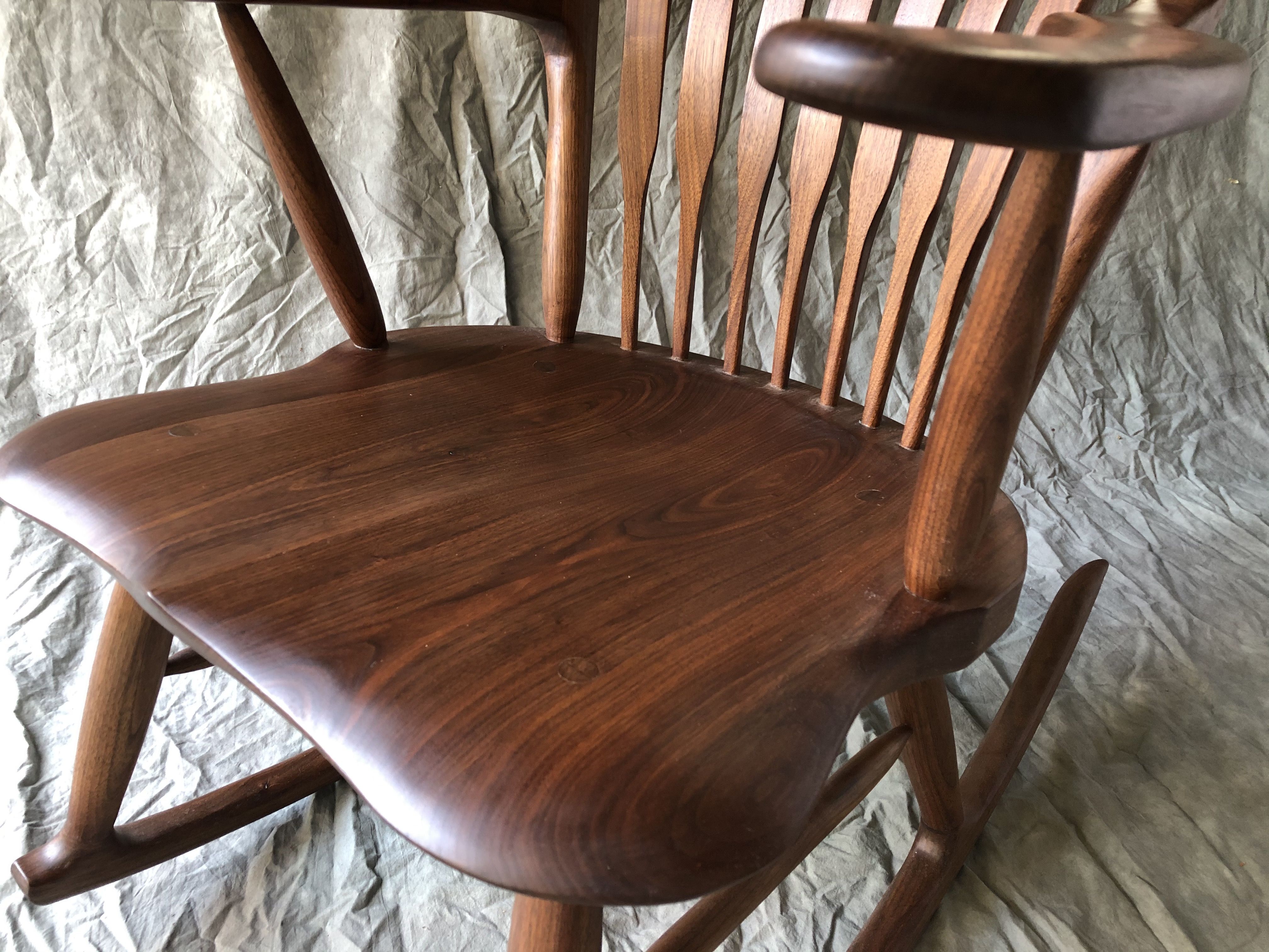 Handmade Windsor Rocking Chair by Woodcraft by Chris Desautels ...