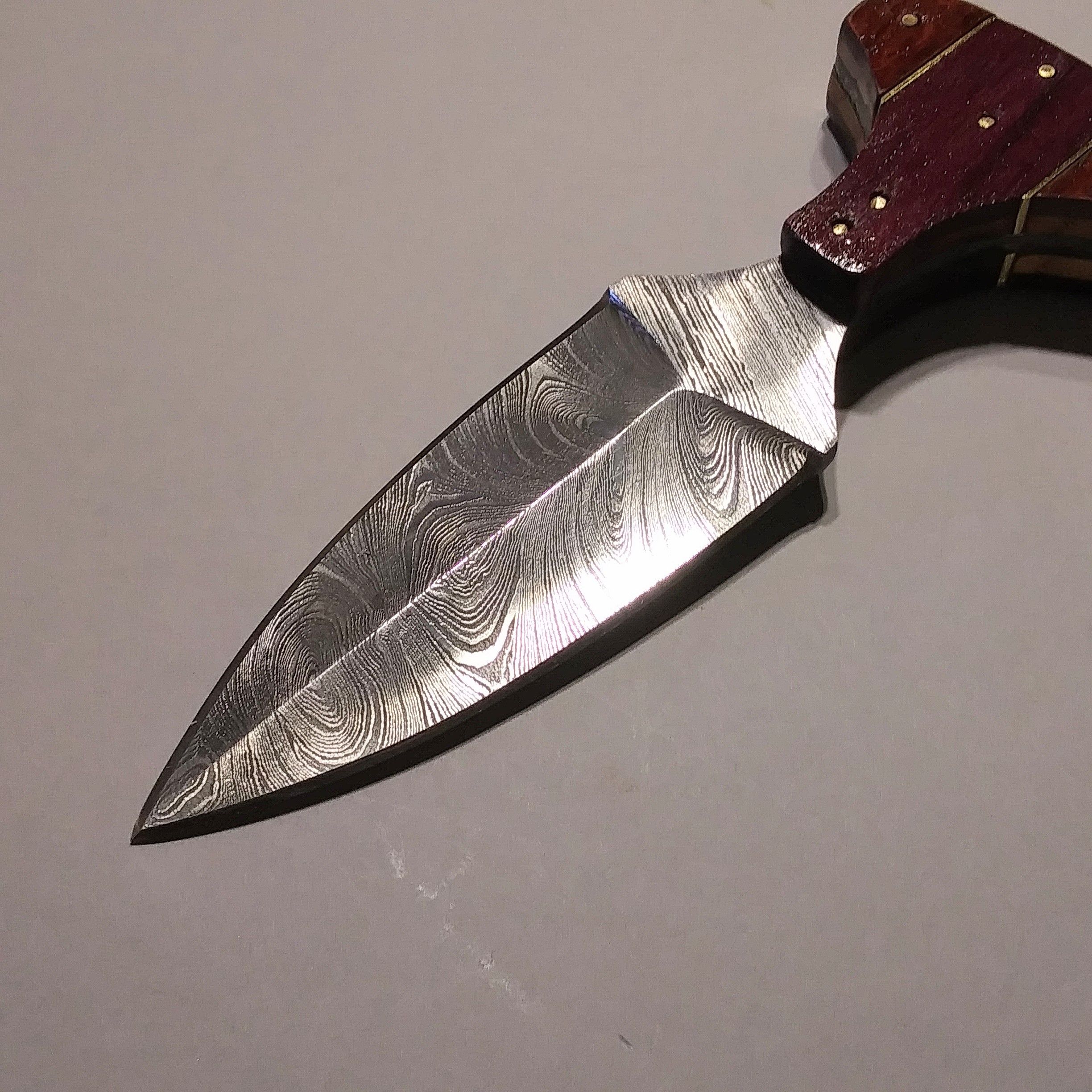 Handmade Damascus Punch Dagger by RavensJewelryArt | CustomMade.com