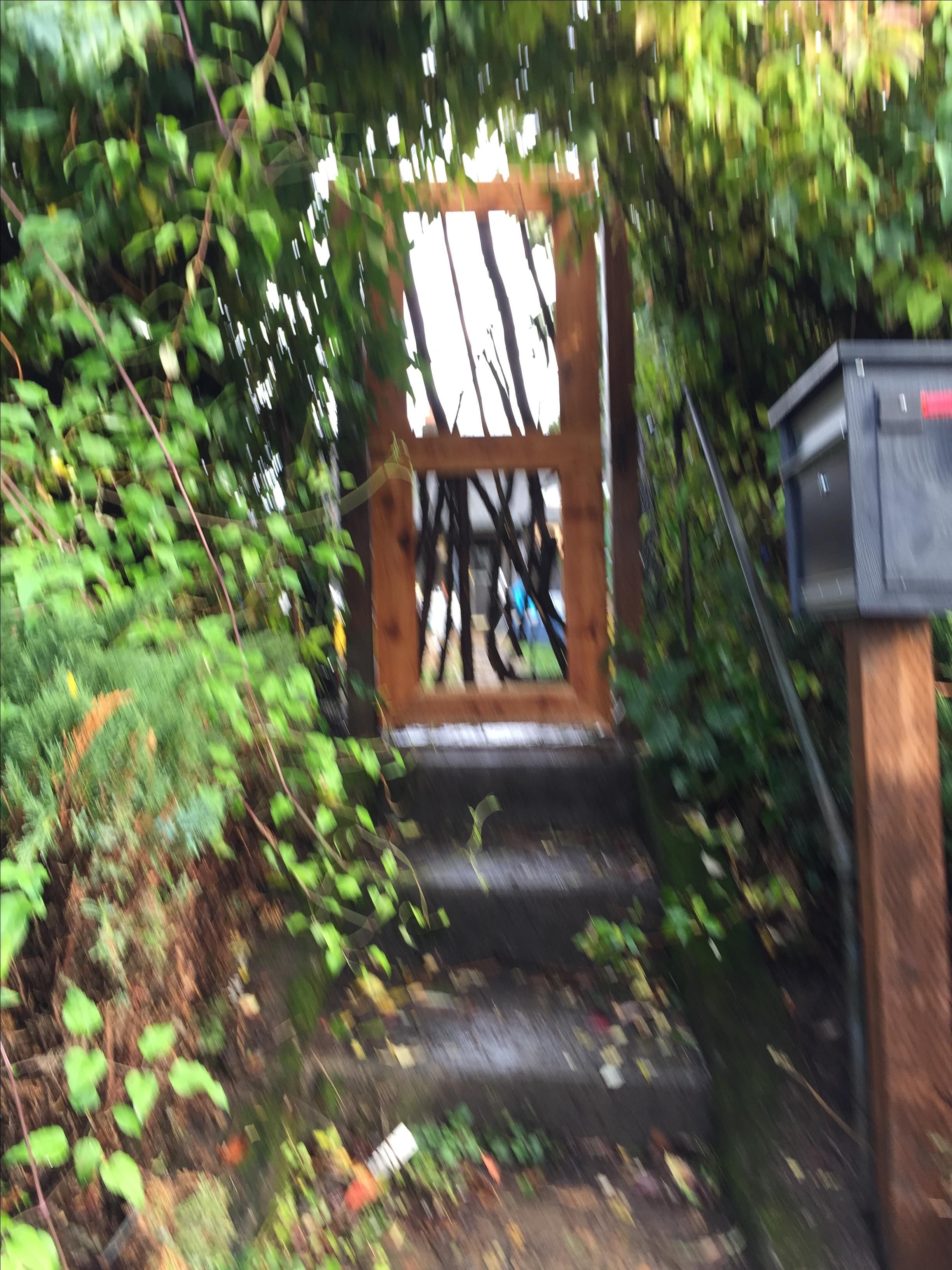 Custom Made Garden Gate Made From Cedar by Cooper Woodworks ...