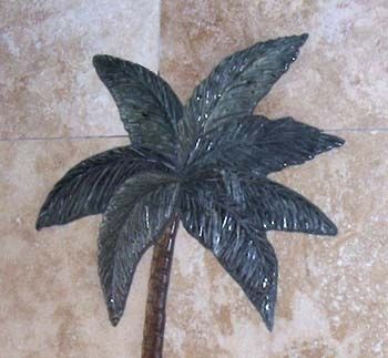 Hand Crafted Palm Tree Tile Murals by Makena Art Tile Murals ...