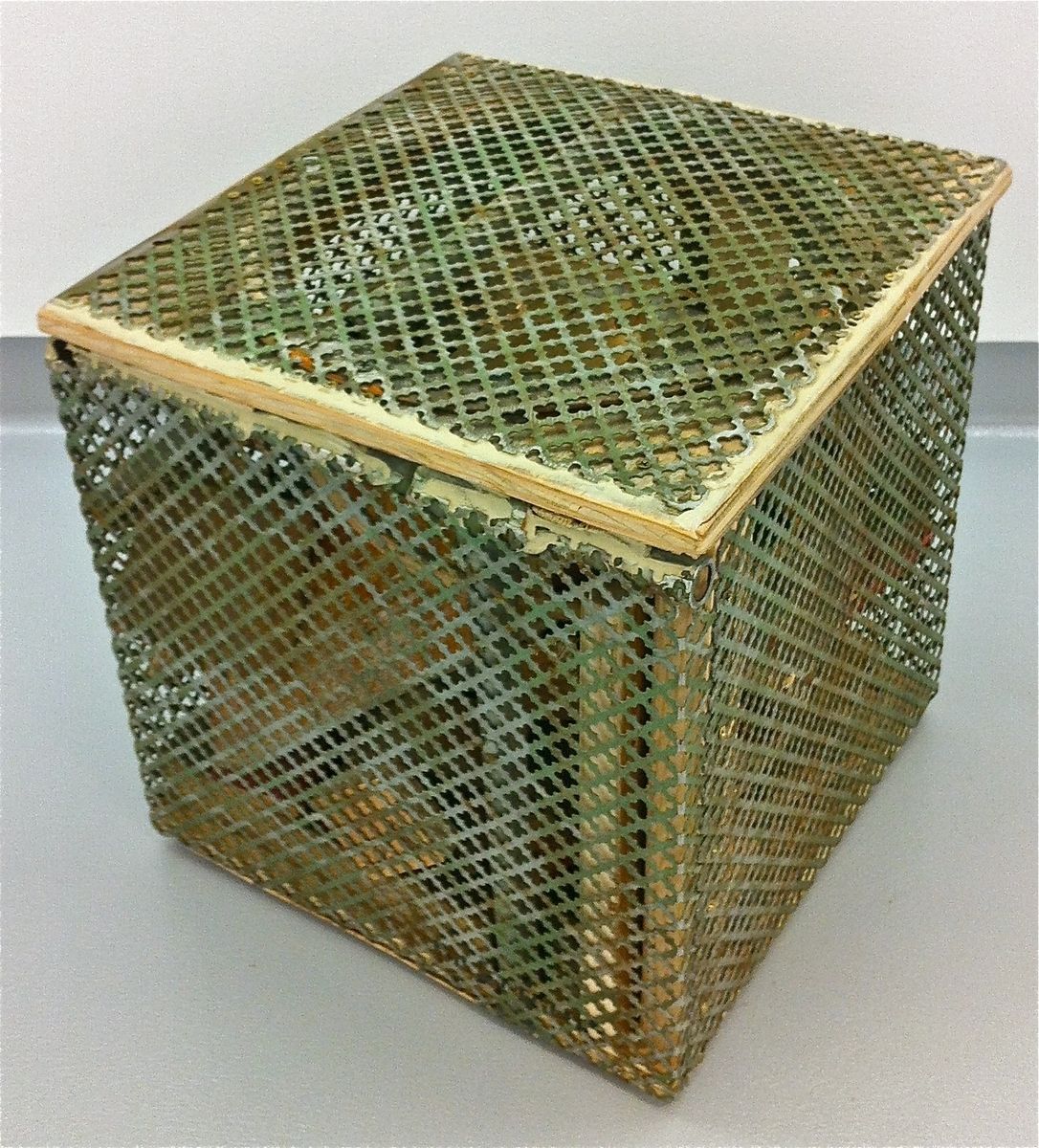 Hand Crafted Cube Sculpture Seat Or Table by Dilettante Studios ...