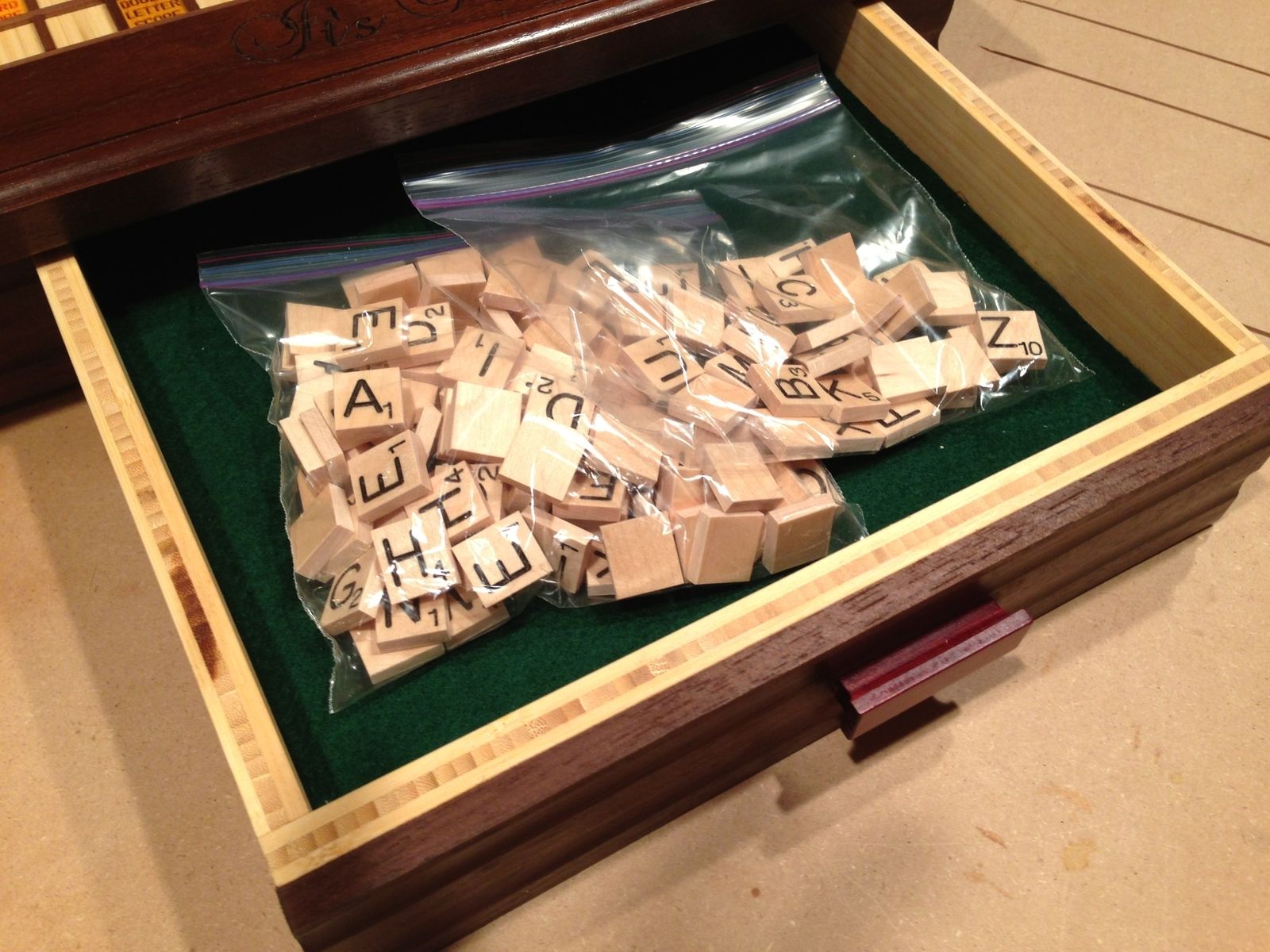 Handmade Custom Word Game by Vancouver Woodsmith | CustomMade.com