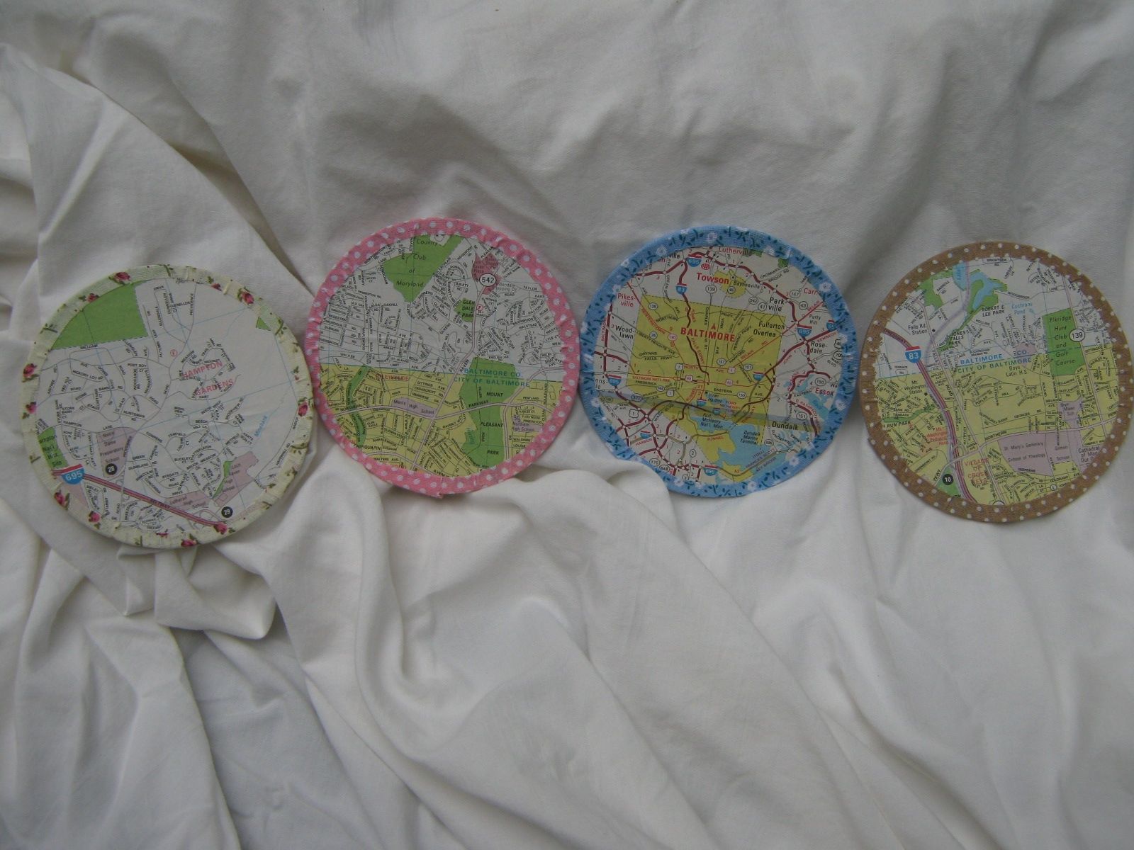 Handmade Magazine Coasters by Tall Hill Upcycled | CustomMade.com