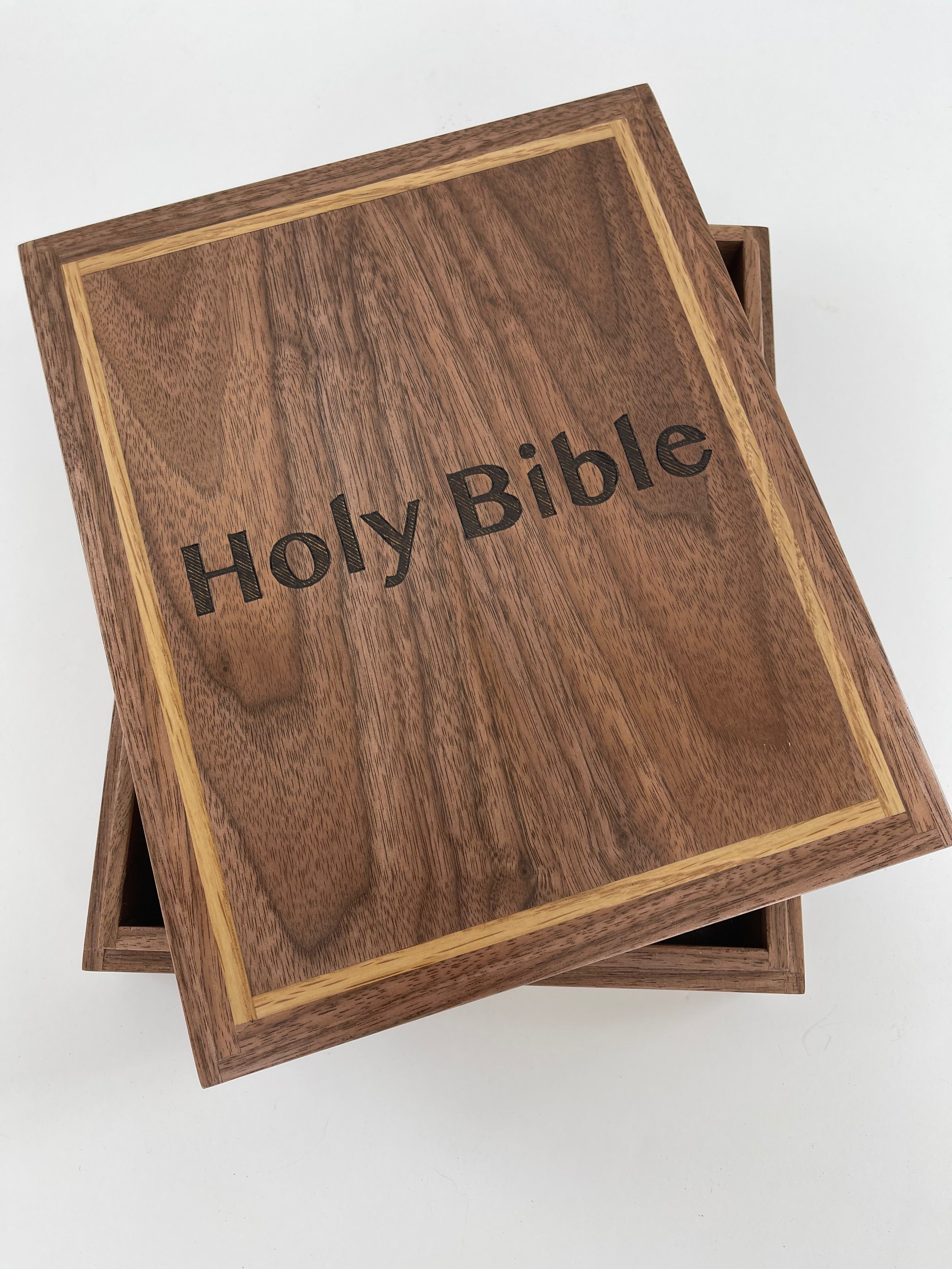 Handmade Wooden Holy Bible Box by Wood Designs by Glenn G. Nief ...