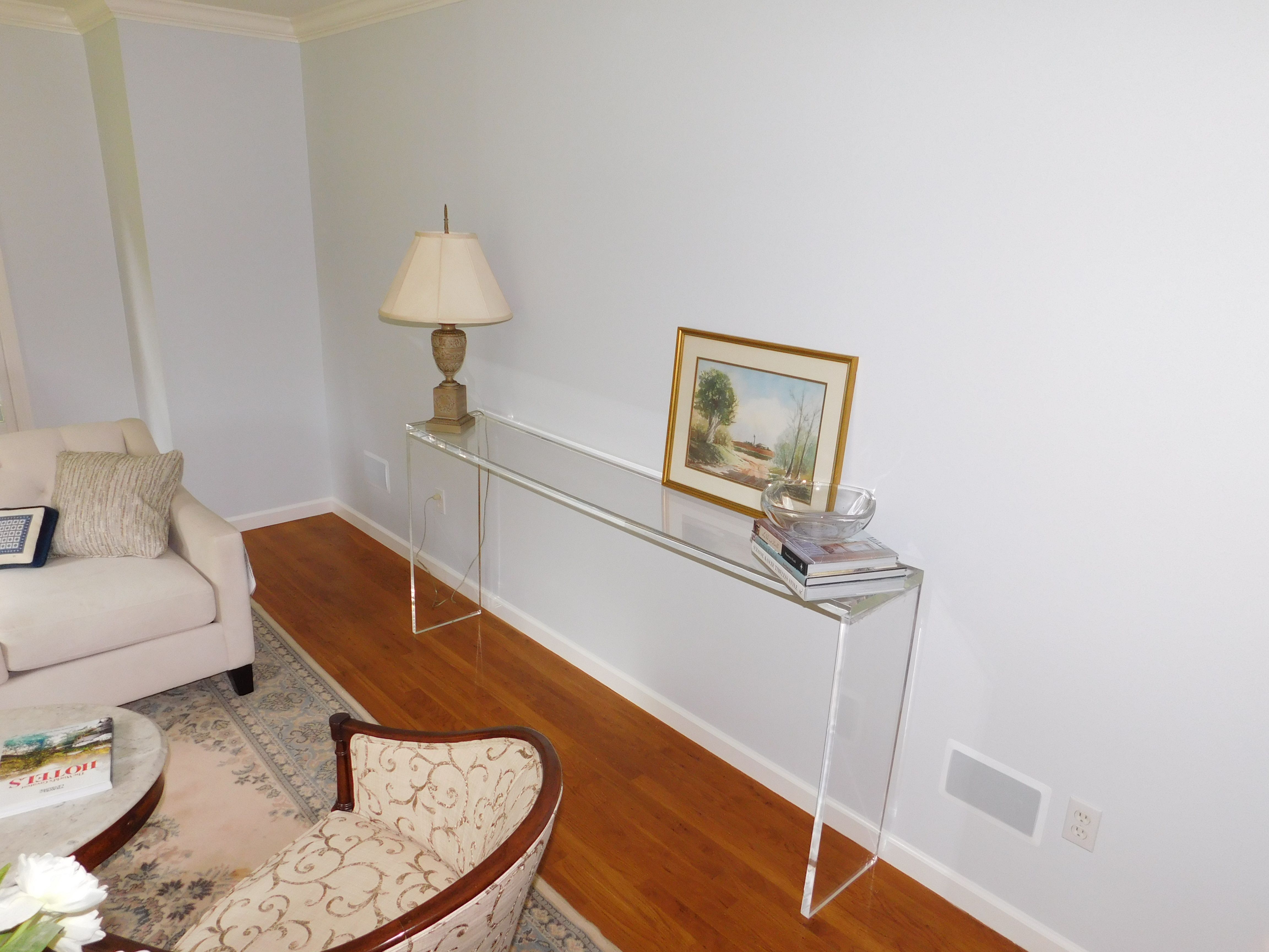 Entry Acrylic Console Table