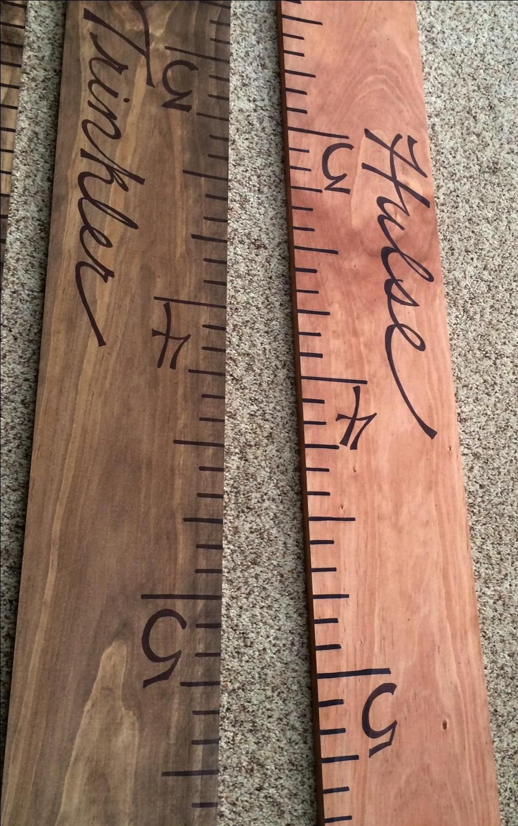 Buy Handmade Custom Wall Ruler Growth Chart, made to order from Ginger ...