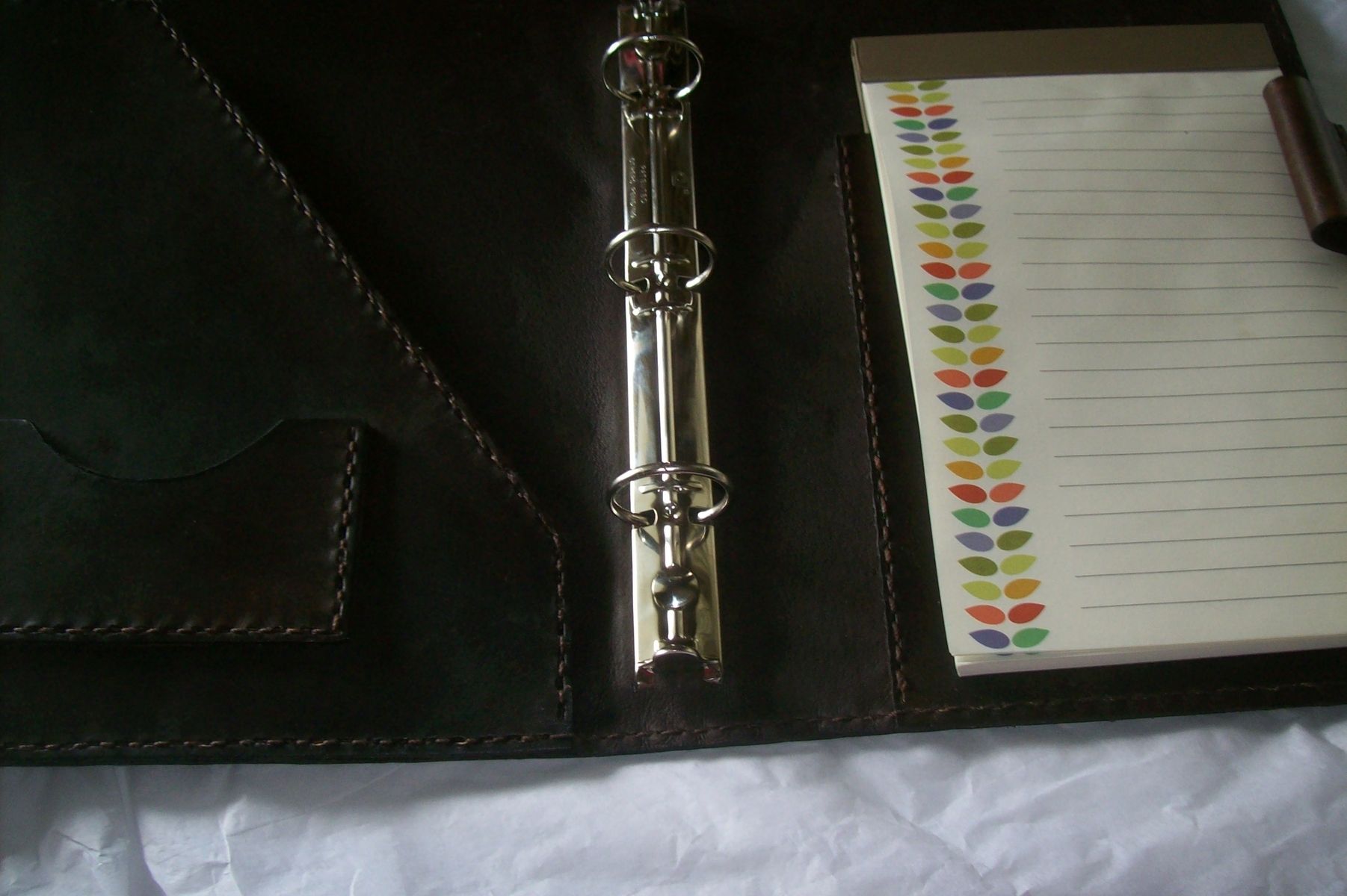 Buy Hand Made Custom Leather Planner, made to order from Kerry's Custom ... Buy Hand Made Custom Leather Planner, made to order from Kerry's Custom ...