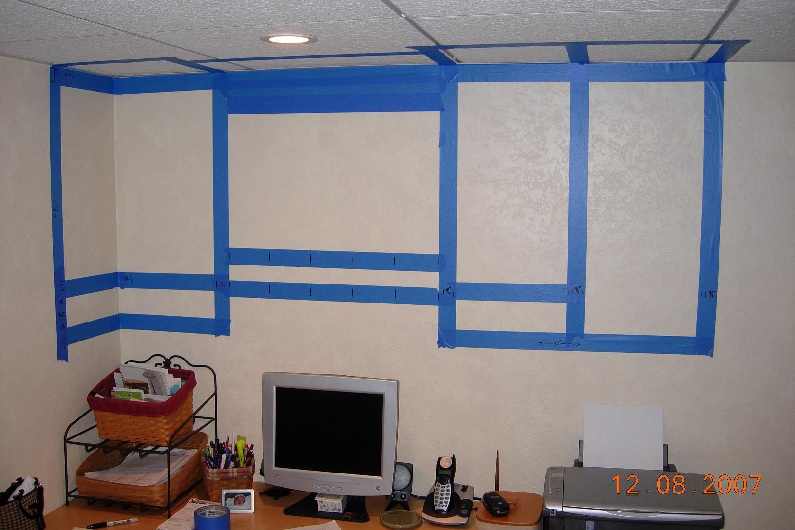 Custom Built In Computer Desk by Joey's Custom Woodworking | CustomMade.com