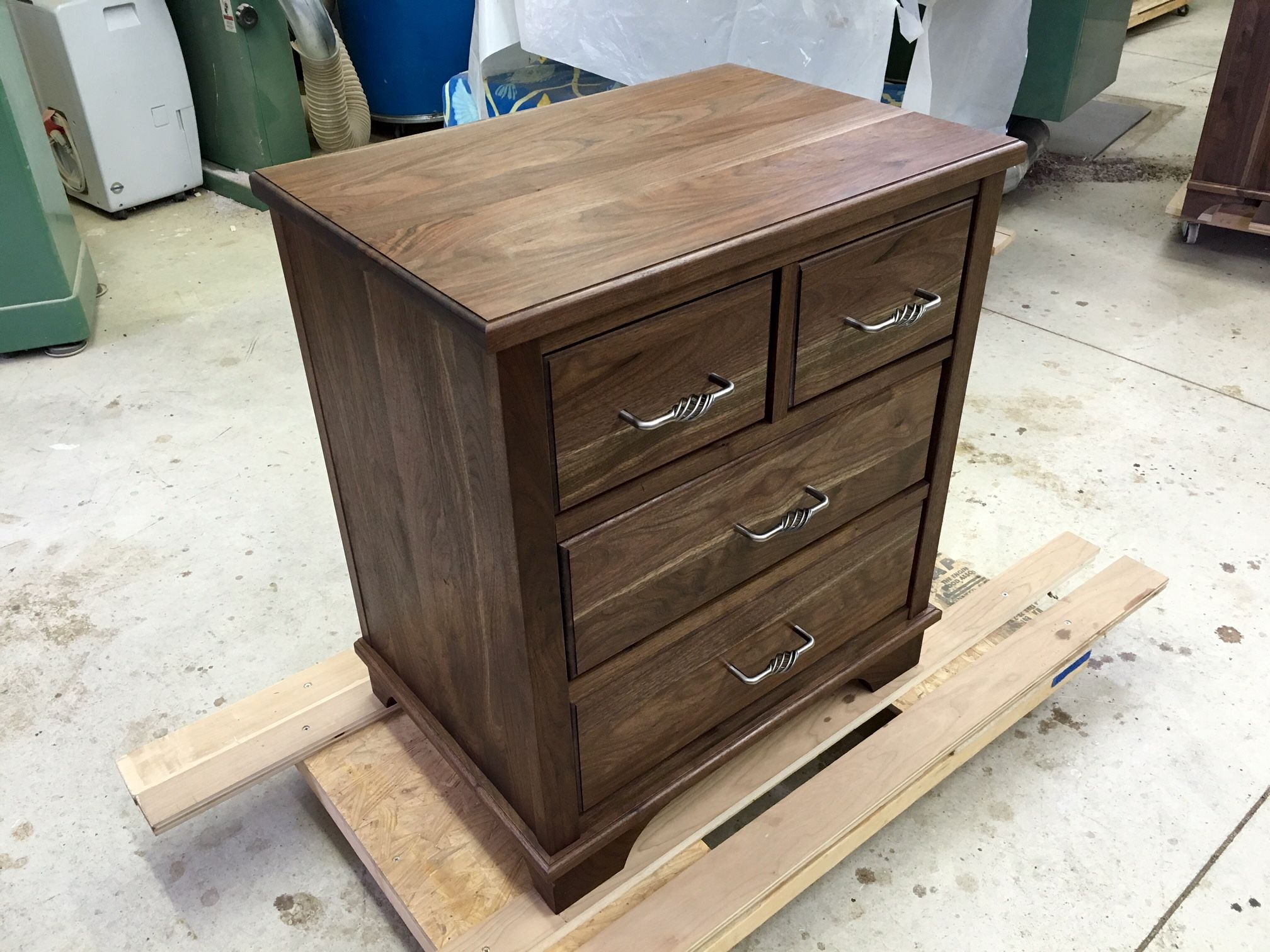 Custom Made Home-Grown Walnut Master Bedroom Set by The Plane Edge, LLC ...