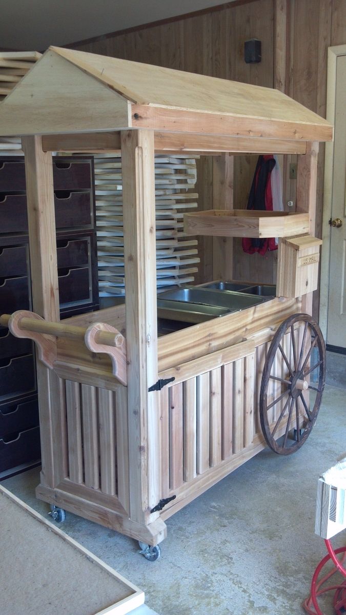 Custom Made Mobile Bar/ Buffet Table by Arlington Woodworking Inc ...