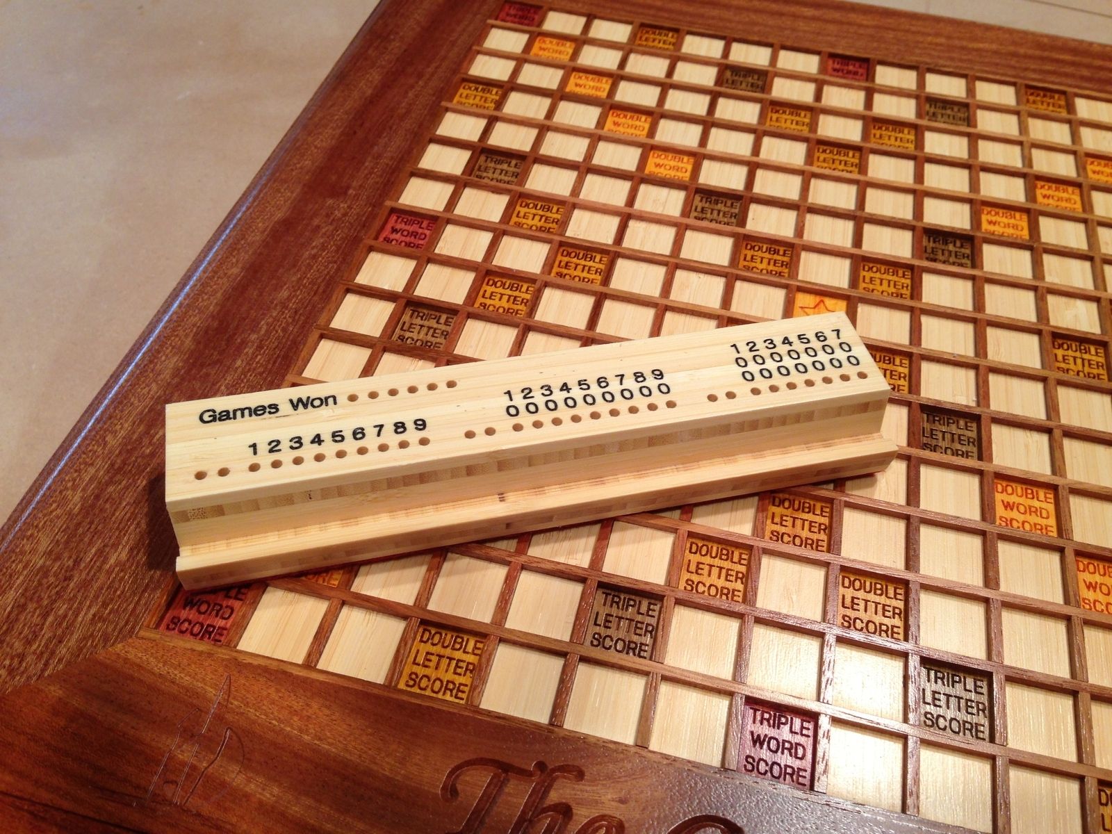 Handmade Custom Word Game by Vancouver Woodsmith | CustomMade.com