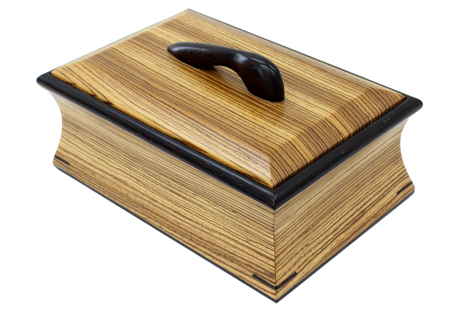 Custom Made Cove Box | Solid Zebrawood And Wenge by Nick Jones Designs ...