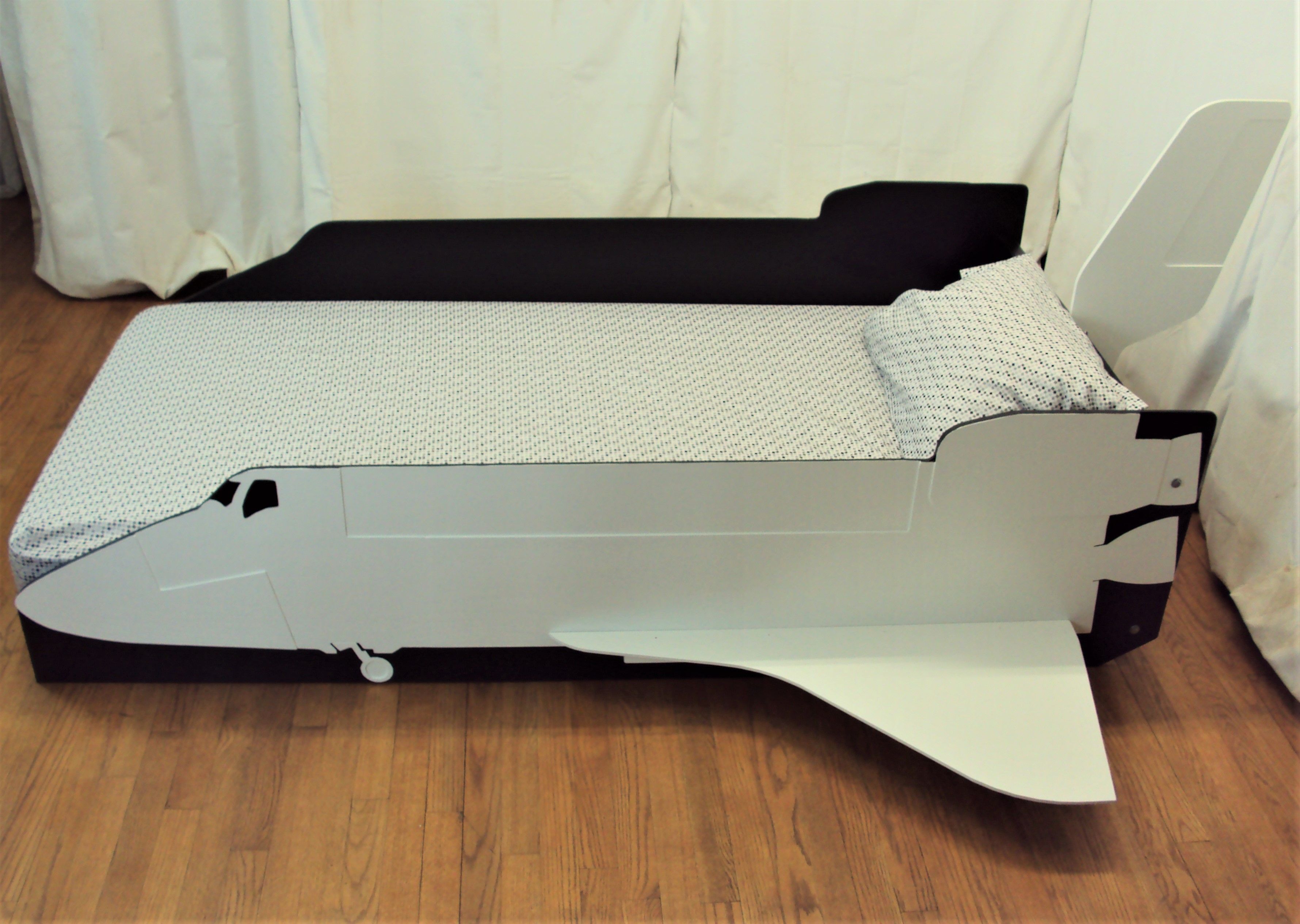 Hand Crafted Space Shuttle Twin Kids Bed Frame - Handcrafted - Space ...
