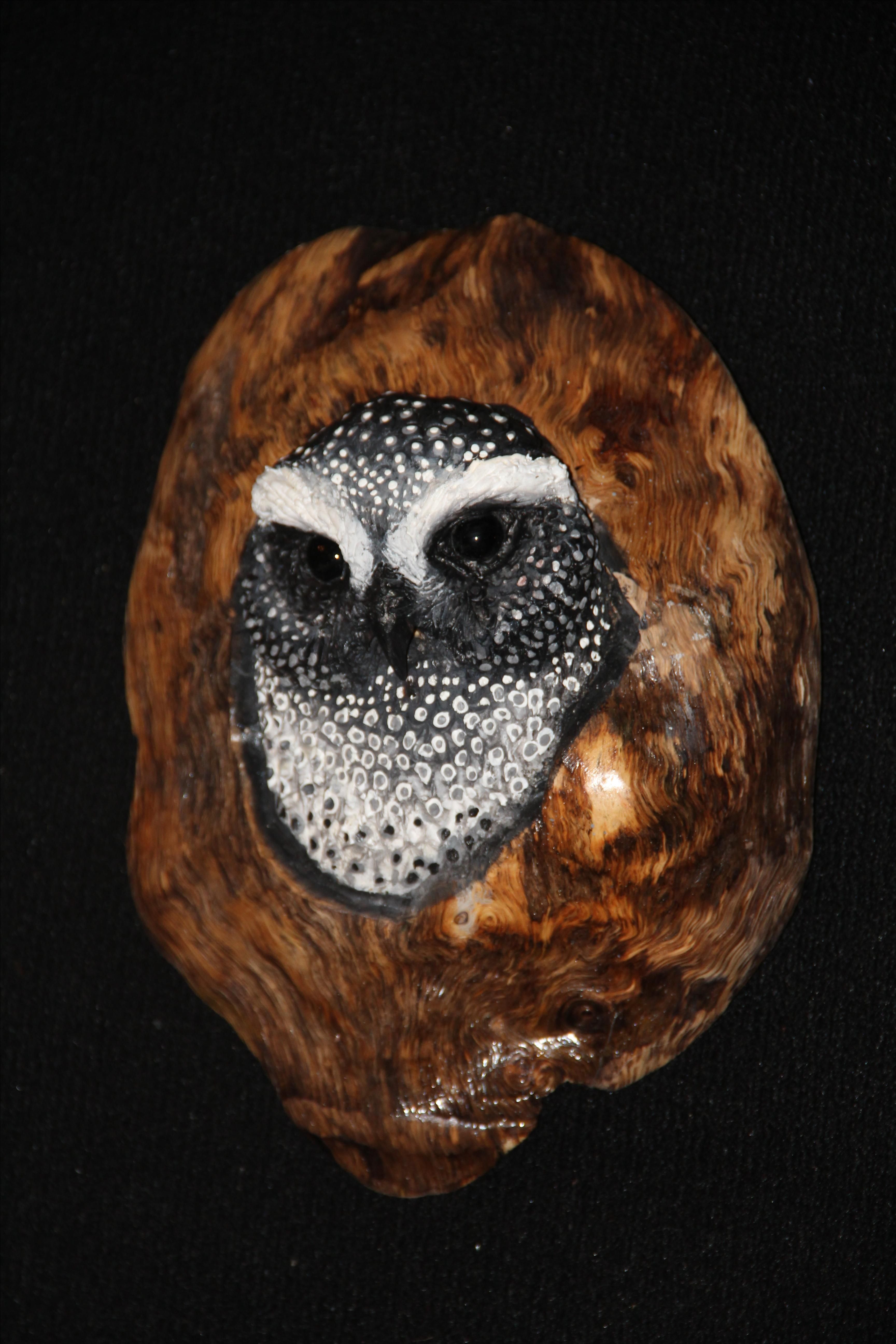 Buy Hand Crafted Hand Carved And Painted Owls In Oak, made to order ...