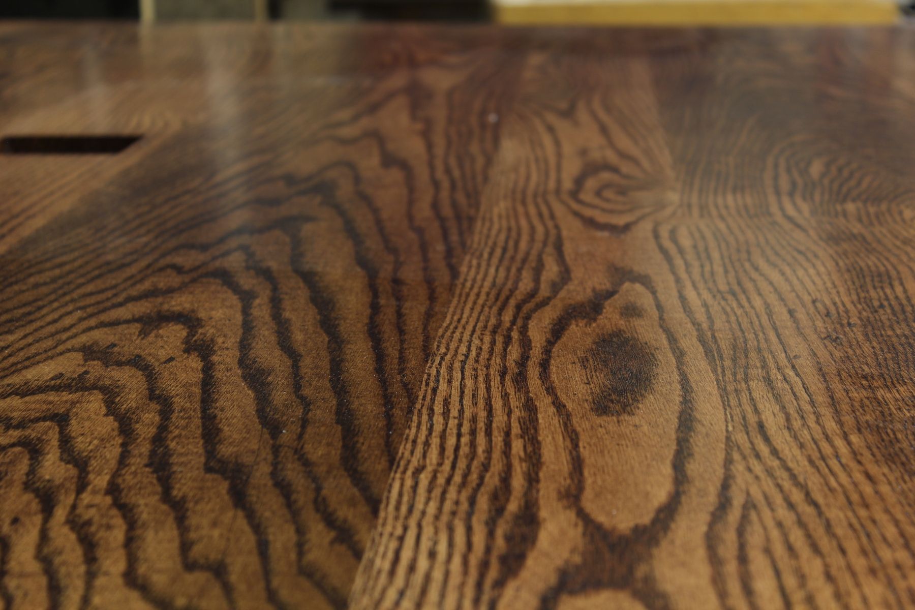 Custom Solid 6/4 Red Oak Rustic Confrence Table by R J Hoppe Inc ...