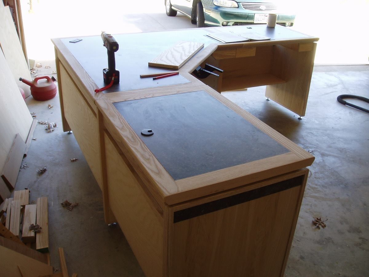 Hand Made Large Computer Desk by Tom's Handcrafted Furniture ...