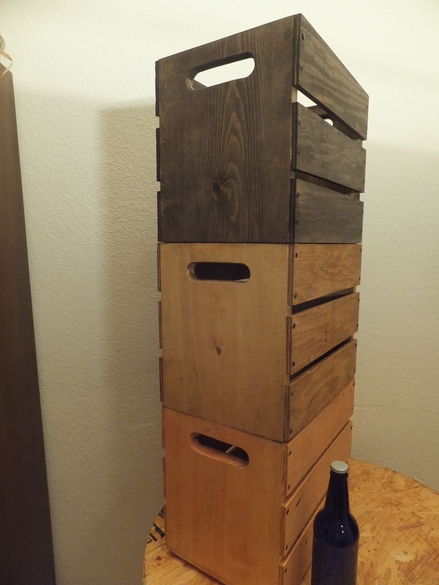 Buy Hand Crafted Stackable Wooden Crates, Beer Crates, Rustic Crates ... Buy Hand Crafted Stackable Wooden Crates, Beer Crates, Rustic Crates ...