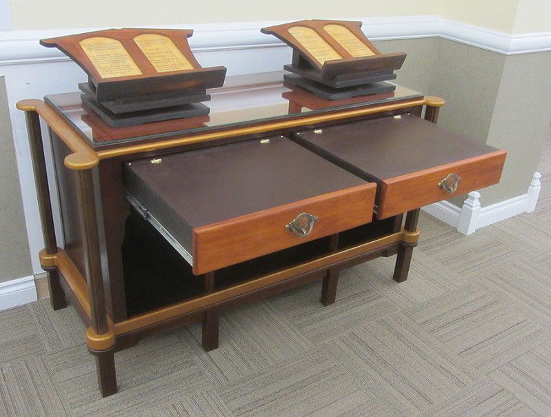 Hand Made Case On Stand For Bibles And Books by Woodward Woodworks ...