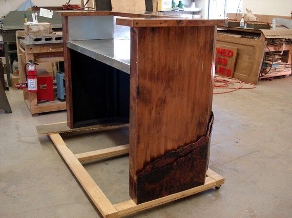 Handmade Copper Reception Desk by Mike Dumas Copper Designs ...