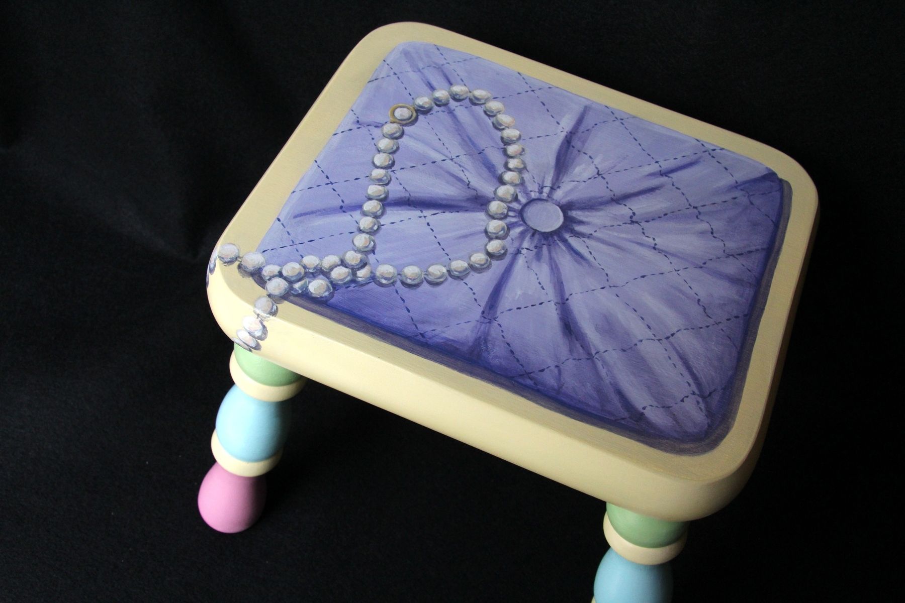 Handmade Create Your Own Custom Hand Painted Footstool by Lara Eve ...