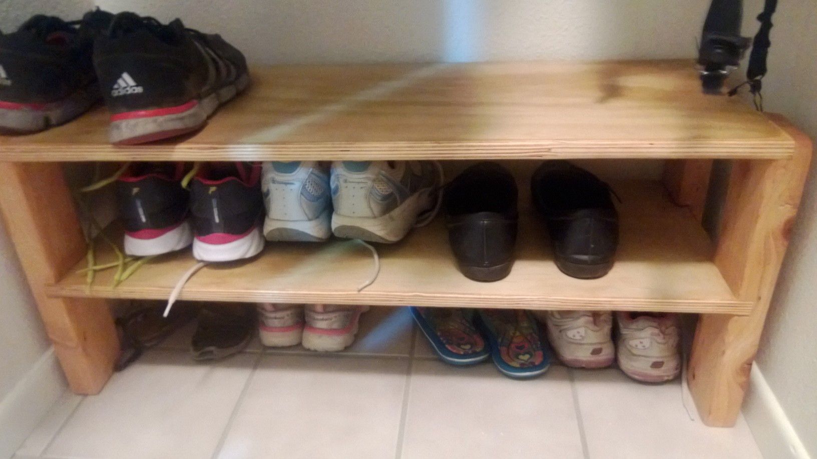 Custom Made Shoe Rack by Landers Woodworking | CustomMade.com