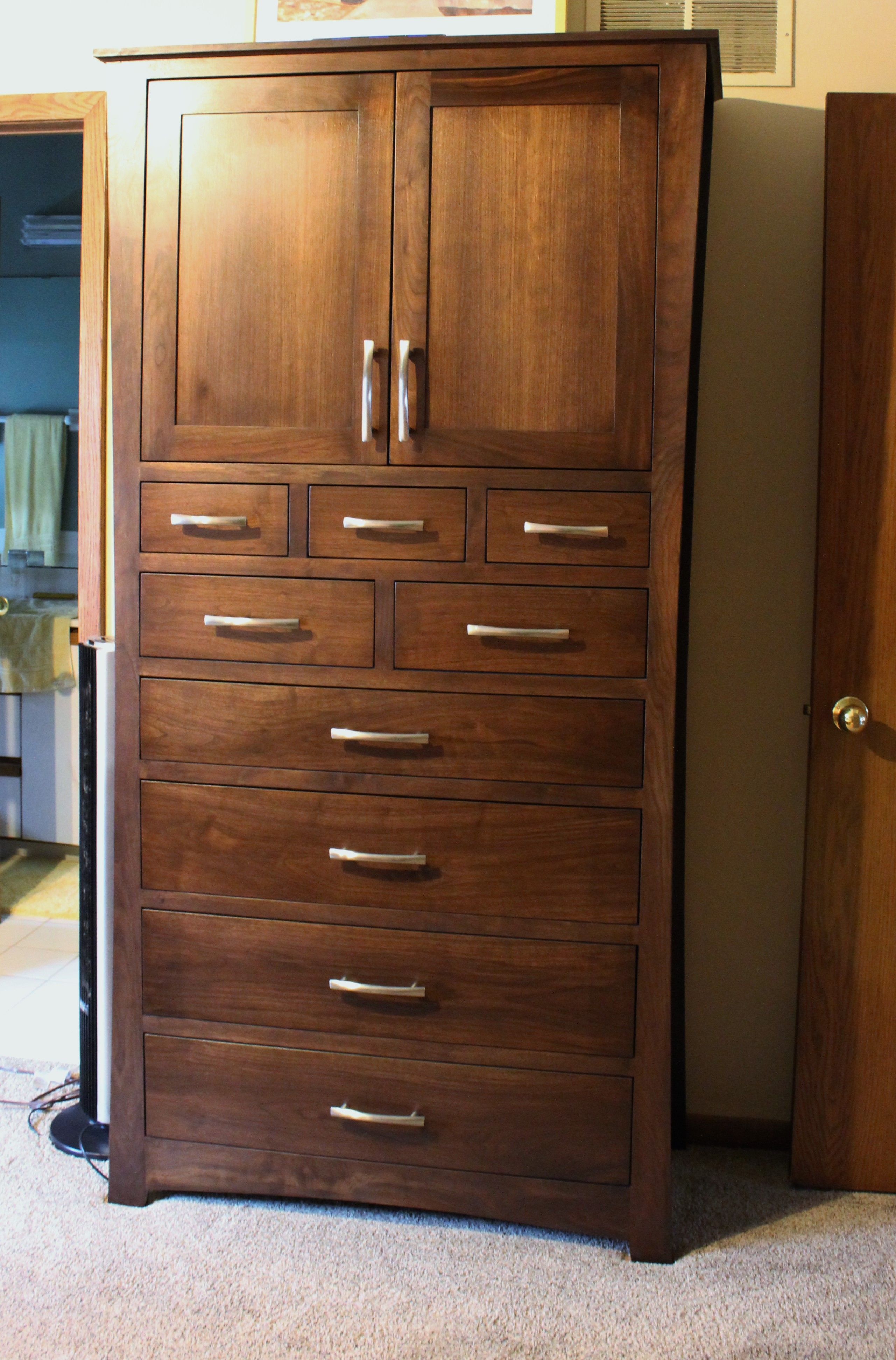 Hand Crafted Walnut Bedroom Set by Arnelle Handcrafted | CustomMade.com