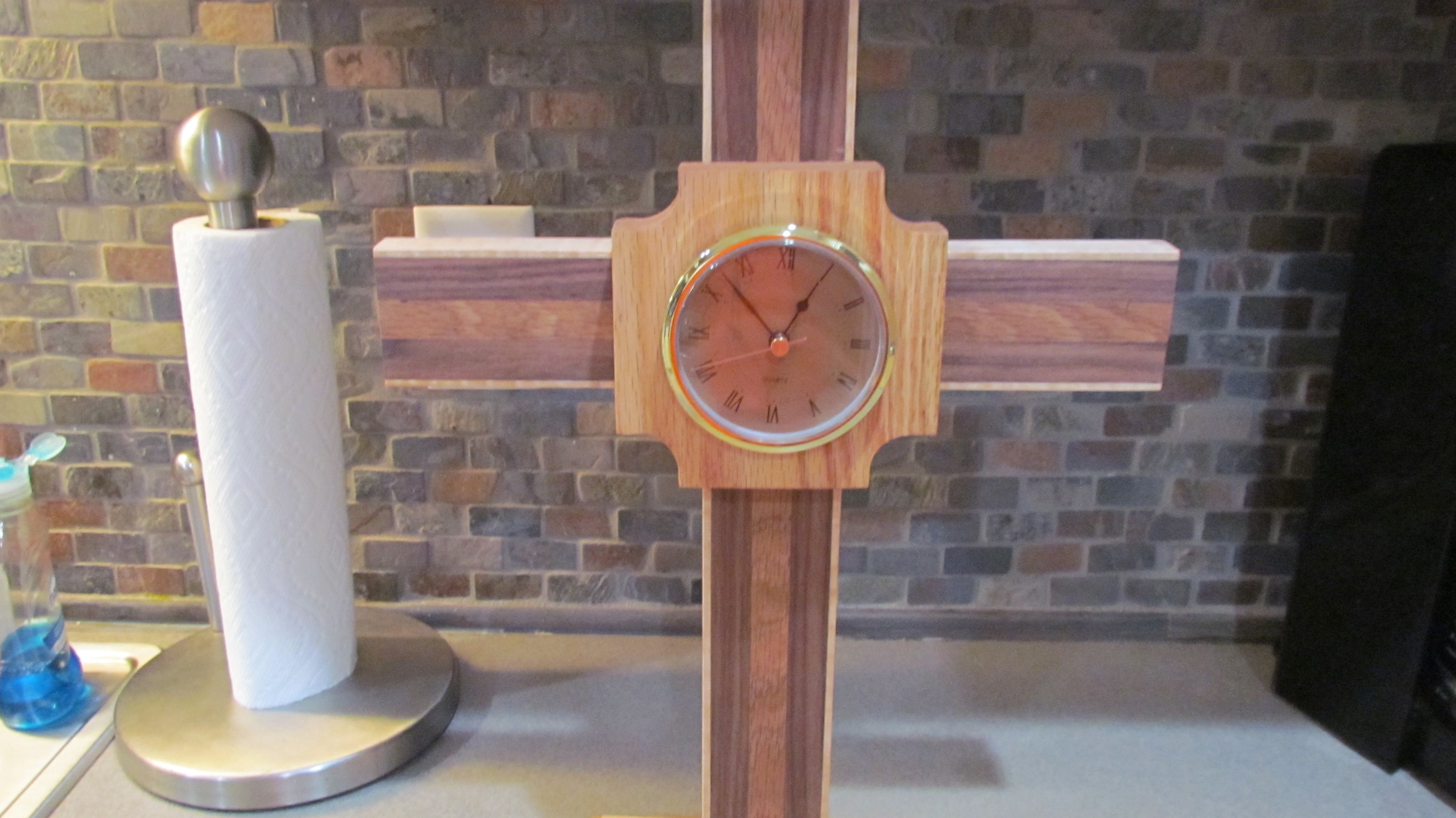 Custom Made Christian Clock by Dixie Woodworking | CustomMade.com