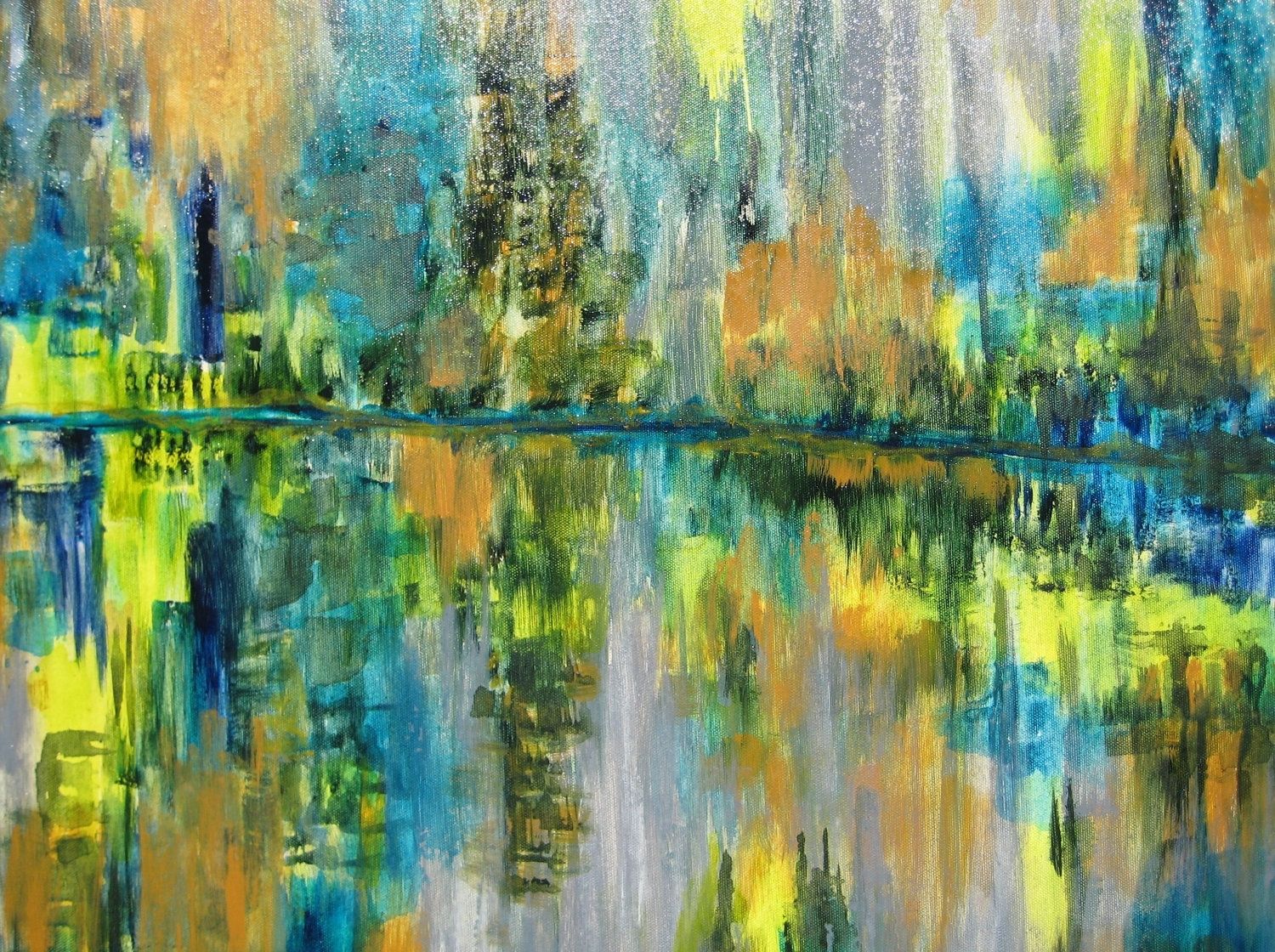 Custom Made 25% Off Sale-Modern Abstract Large Monsoon Original ...