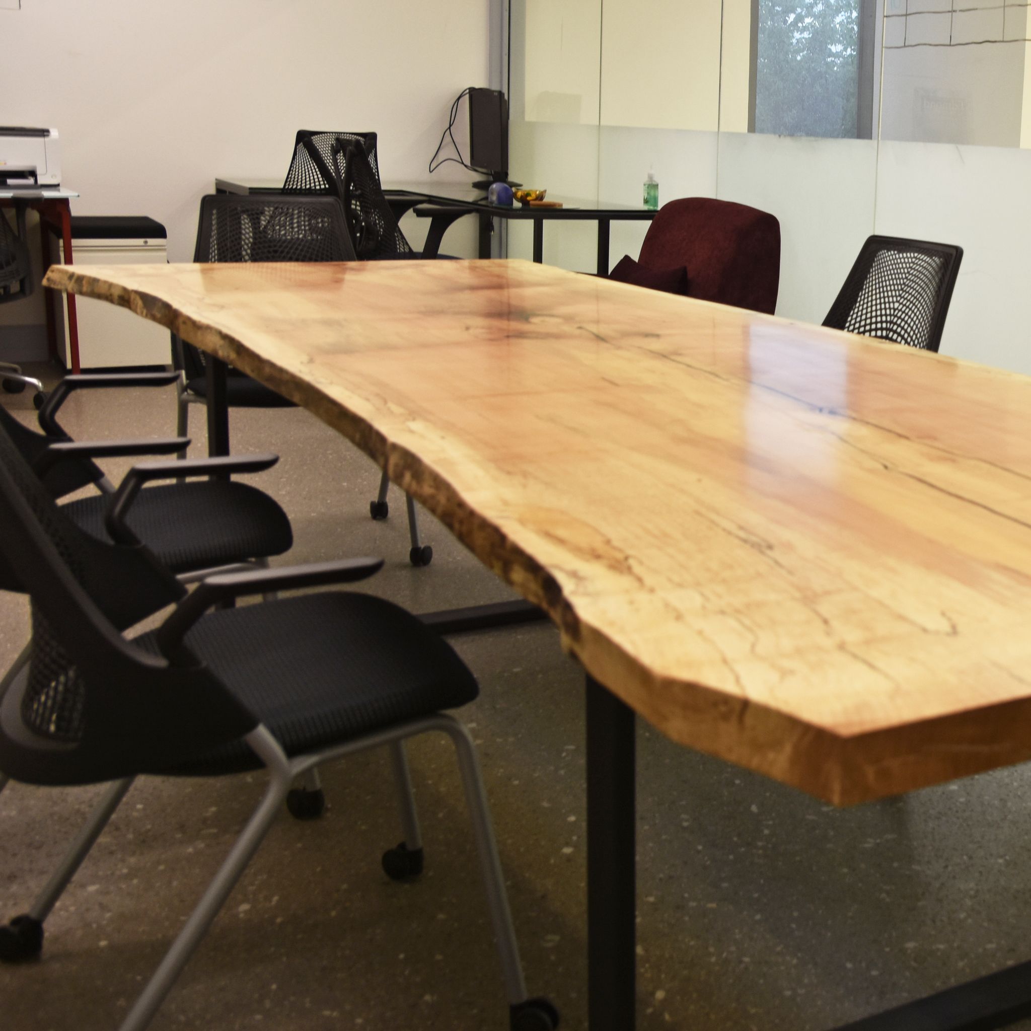 Hand Made Spalted Maple Conference Table by Chicago Makers Studio ...