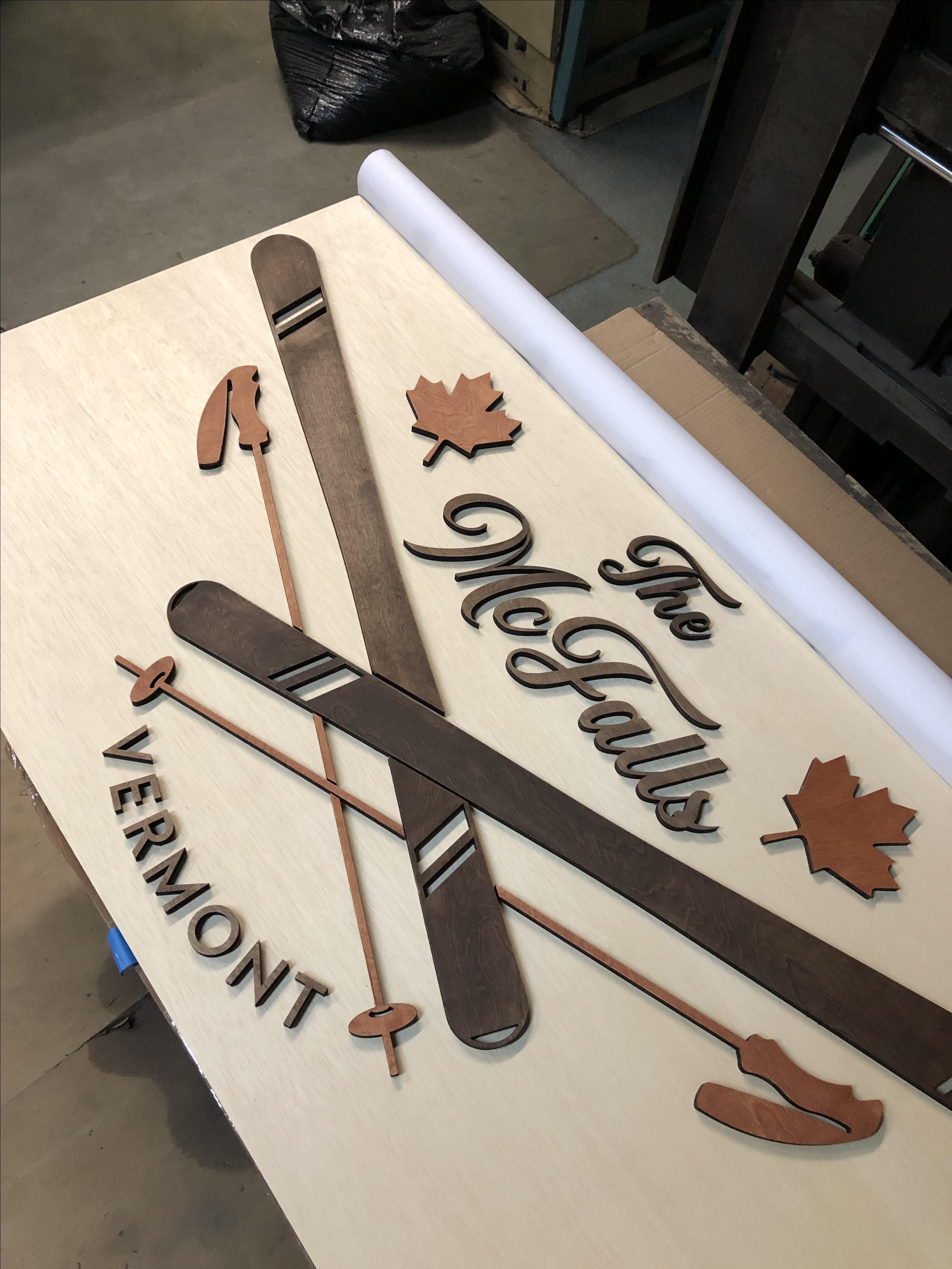 Hand Made Large Wooden Sign Outdoor / Indoor by Adornoment | CustomMade.com