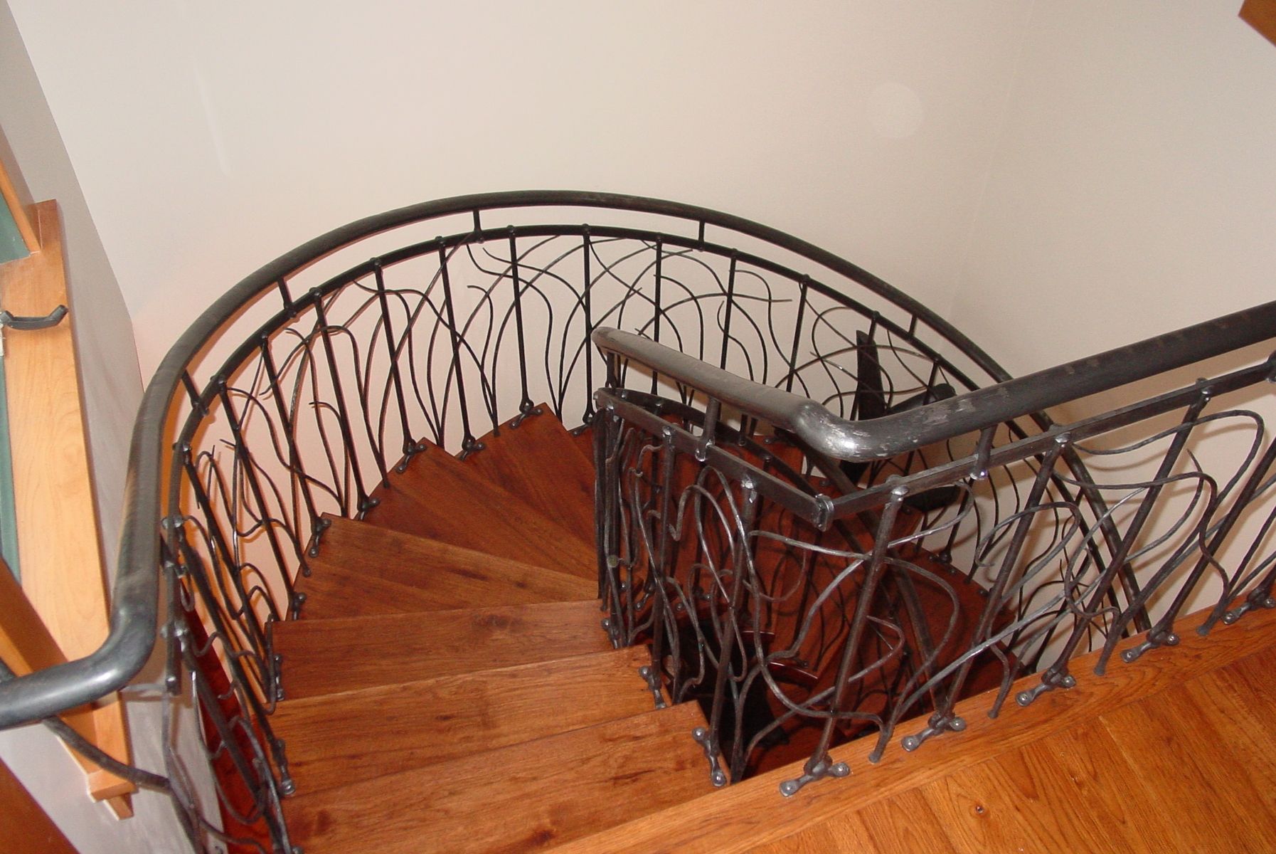 Hand Crafted Tree Stair by Rising Sun Forge | CustomMade.com