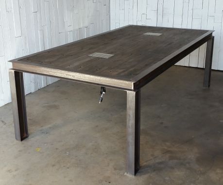 Custom Steel Conference Table by Urban Ironcraft | CustomMade.com