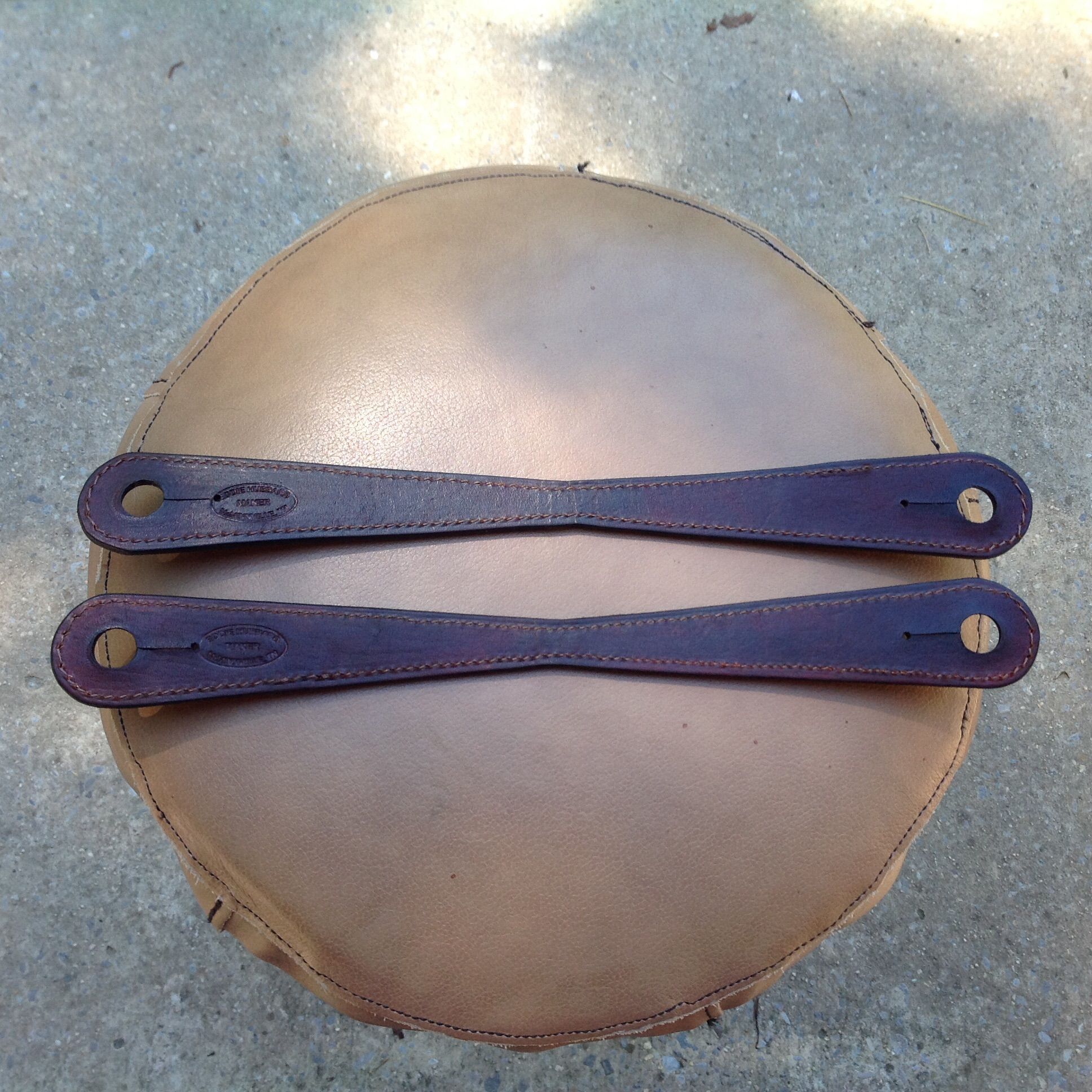 Hand Made Custom Handcrafted Slobber Straps by Hubbard Leather ...