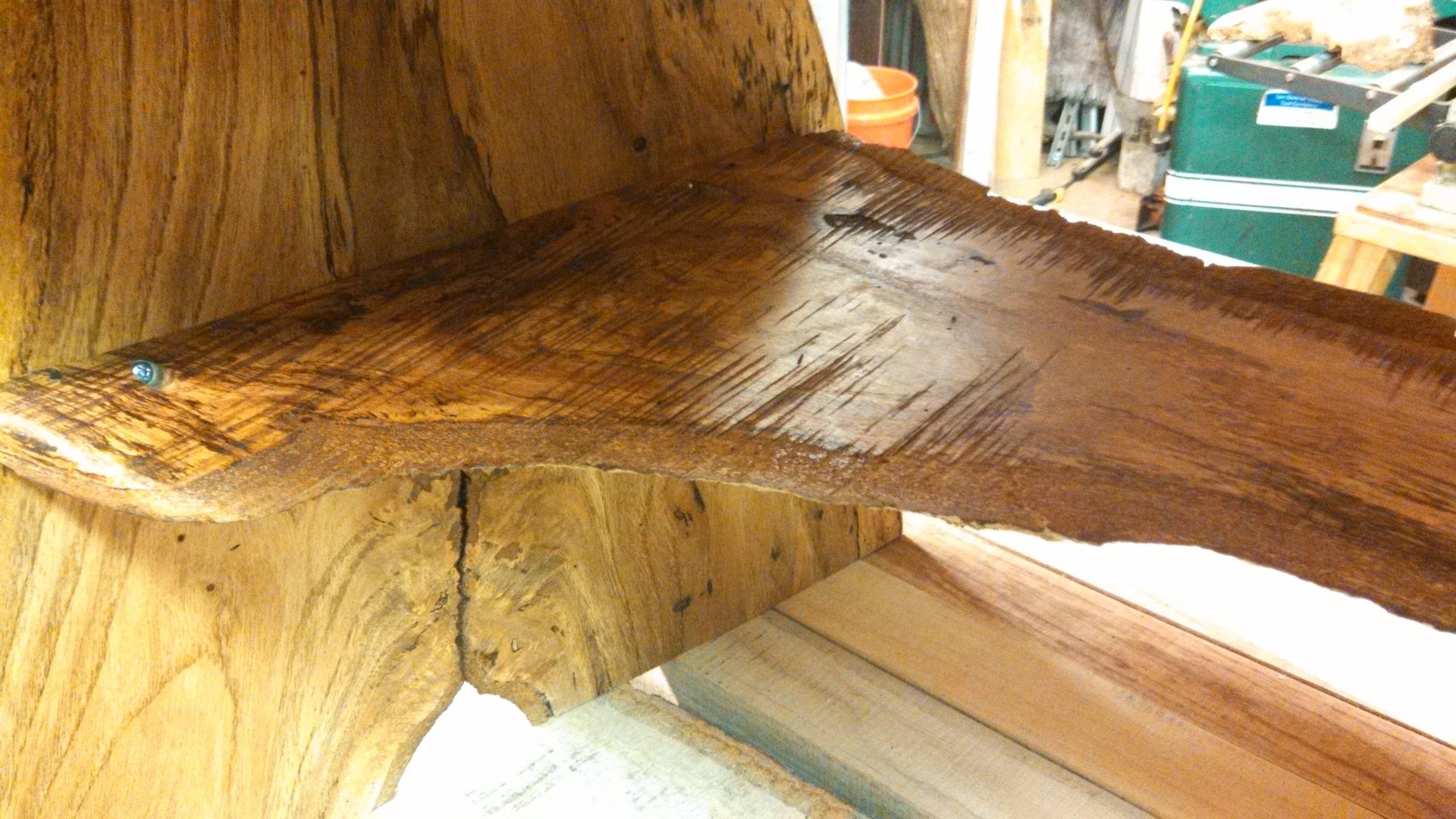 Custom Spalted Water Oak Live Edge Coffee Table by timbertotables ...