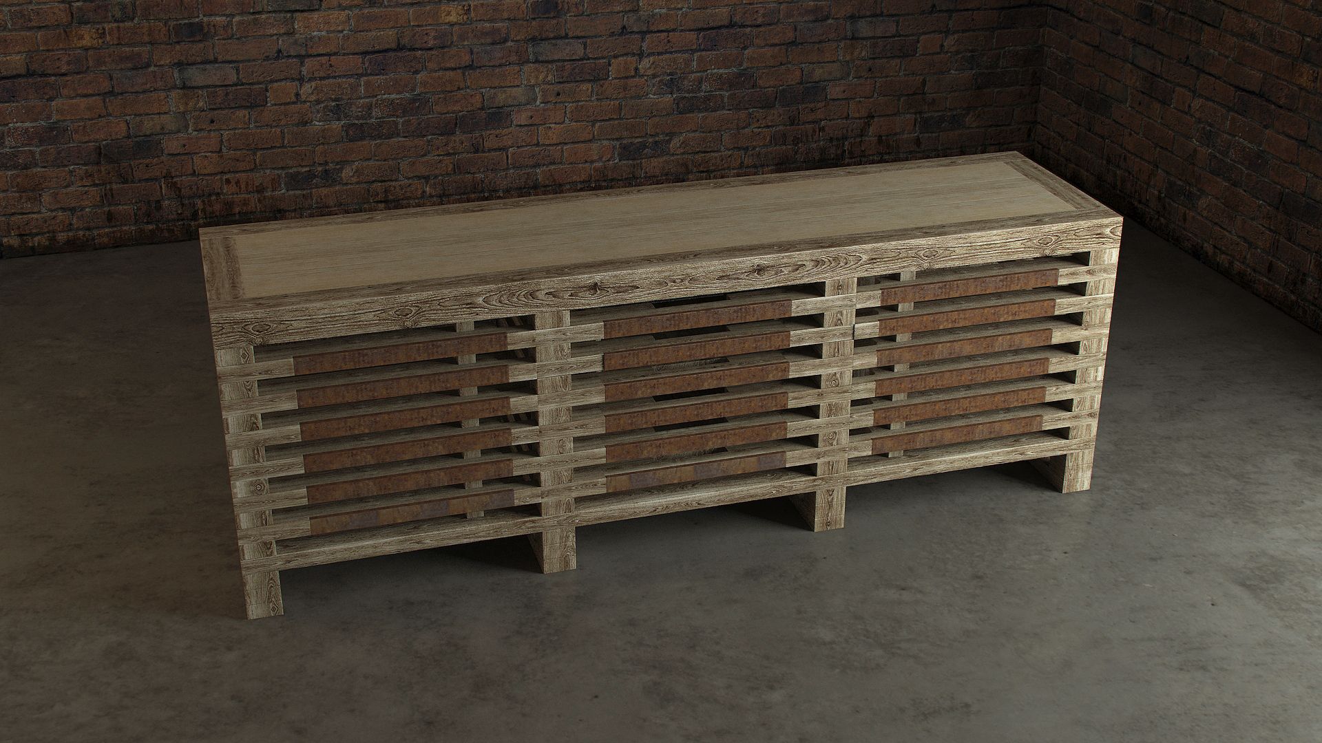 Handmade Lincoln Media Console by inDistressed, LLC | CustomMade.com