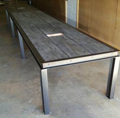 Custom Steel Conference Table by Urban Ironcraft | CustomMade.com