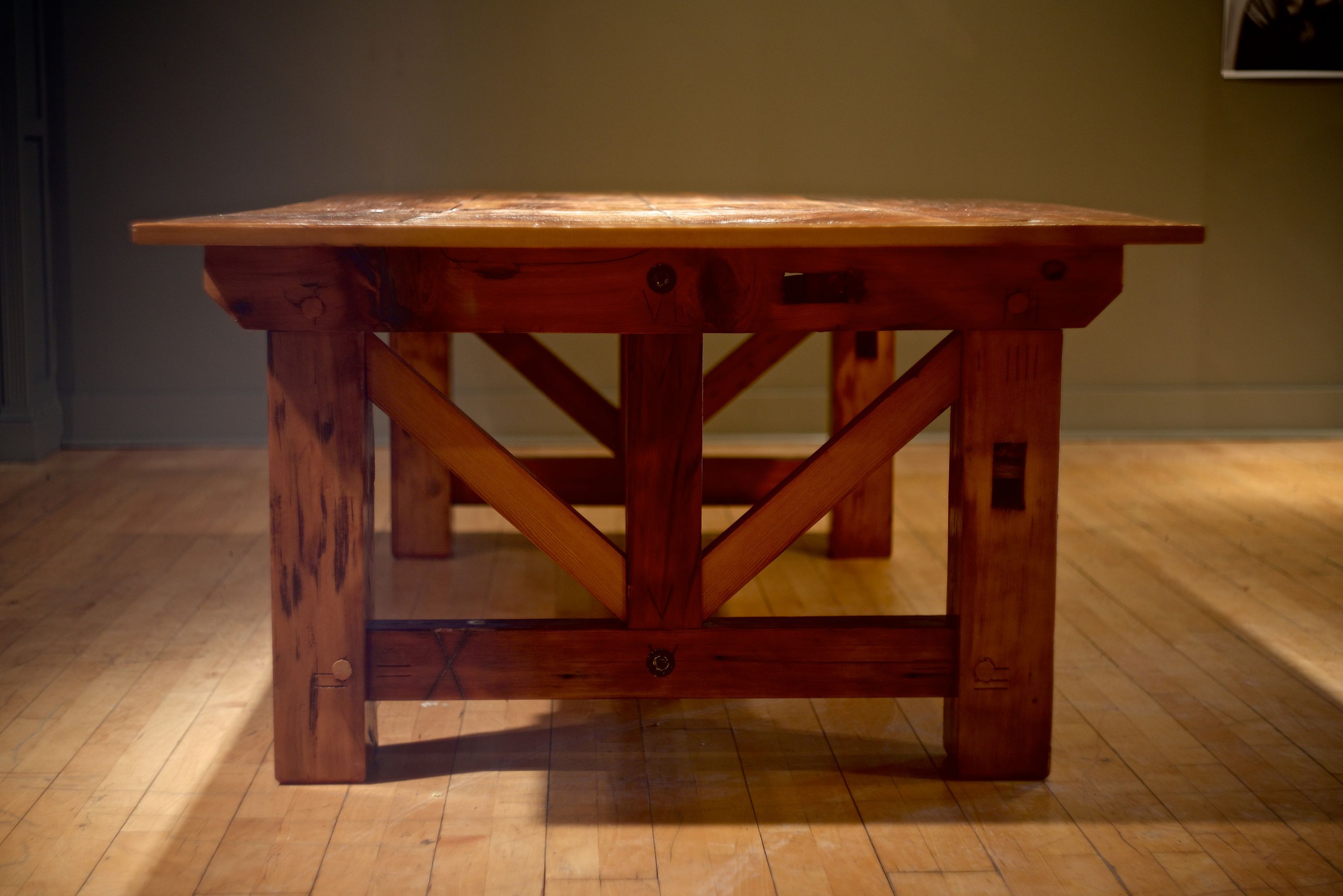 Handmade Rustic Farm Or Industrial Loft Dining/Conference Table by Don ...