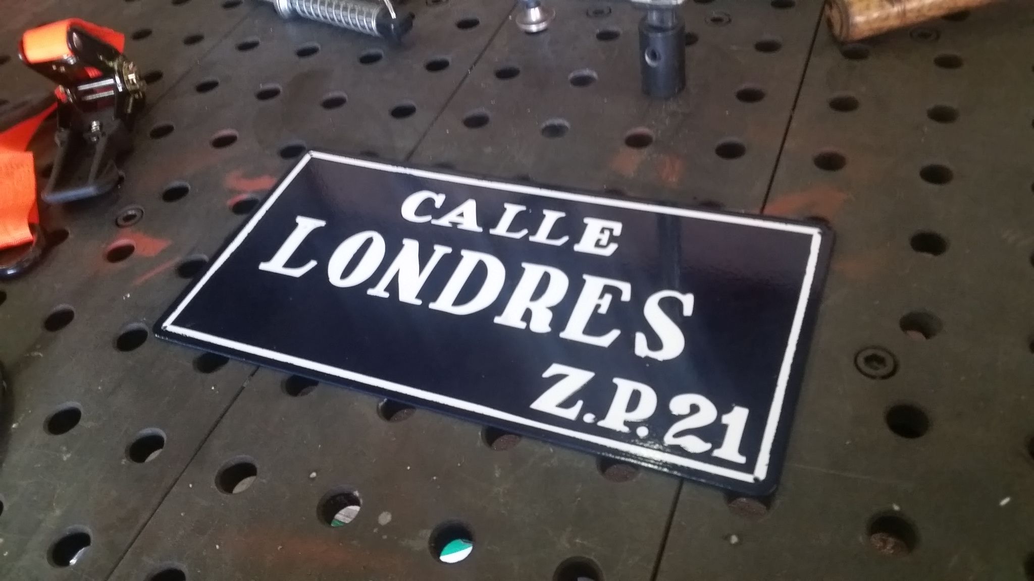 Hand Made Custom Painted Metal Signs by Juno Ironcraft LLC | CustomMade.com