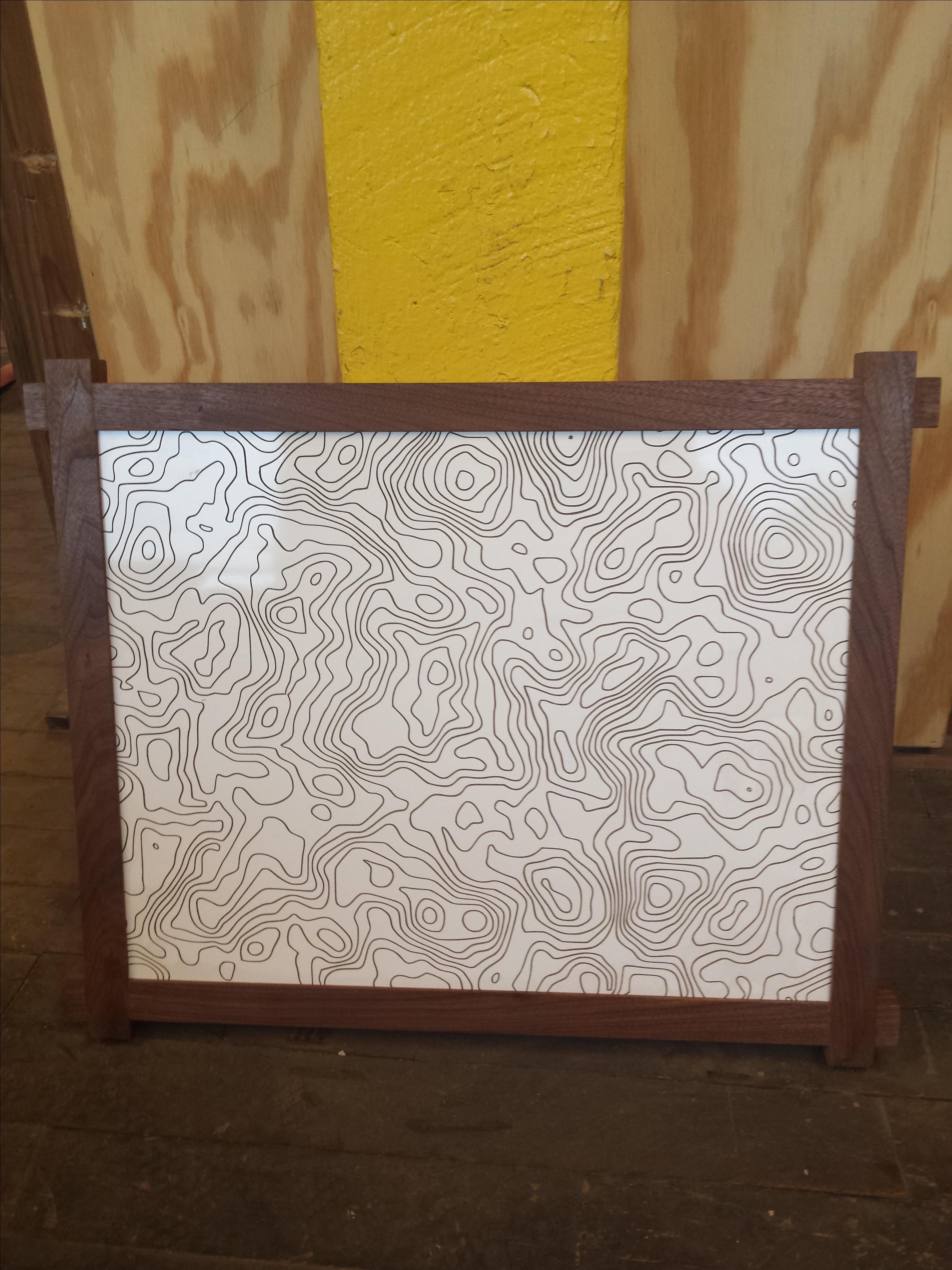 Buy Custom Made Topographic Wall Art, made to order from Petersen ...